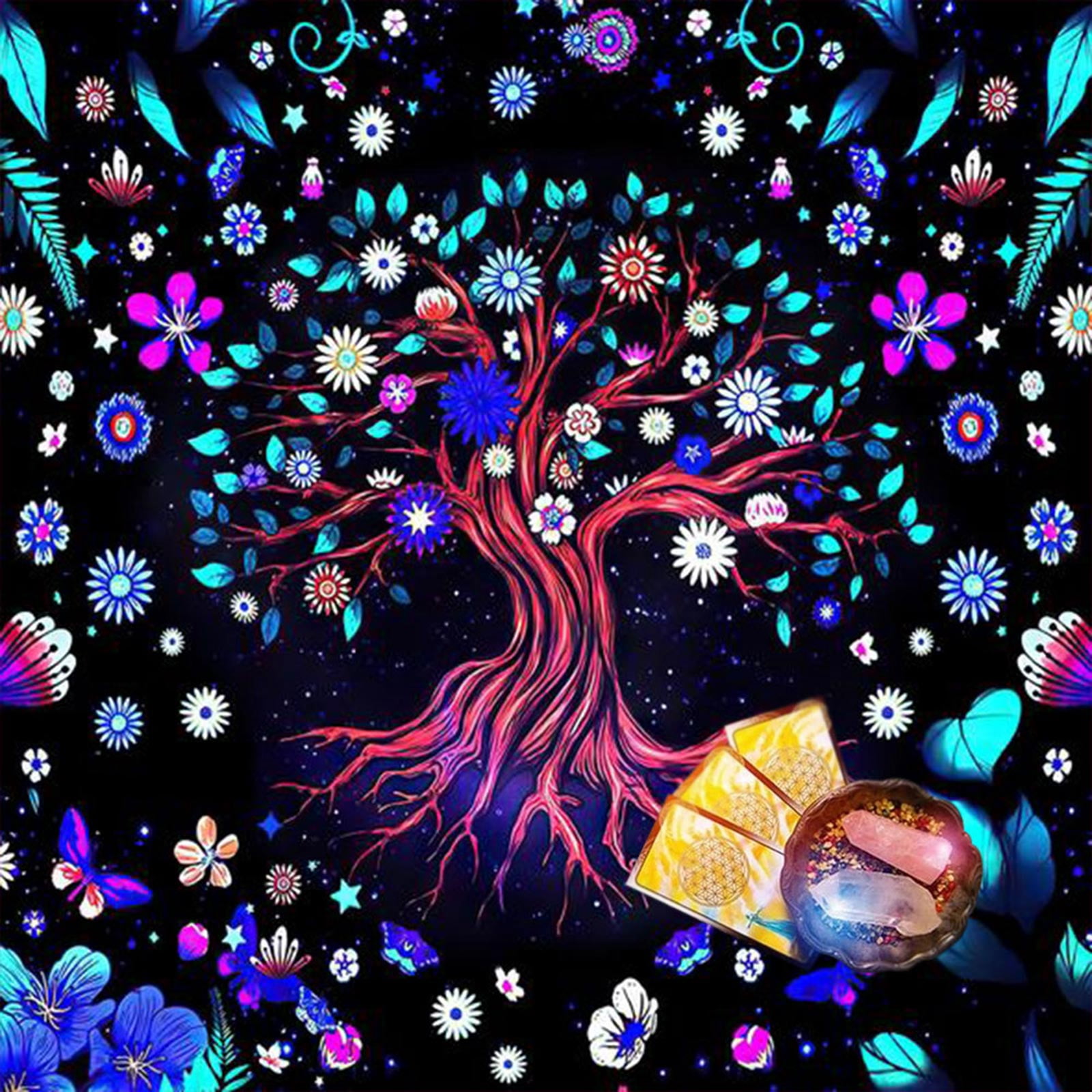 BIBABLYKE Astrology Tarots Table Altar Cloth Metaphysical Board Game ...