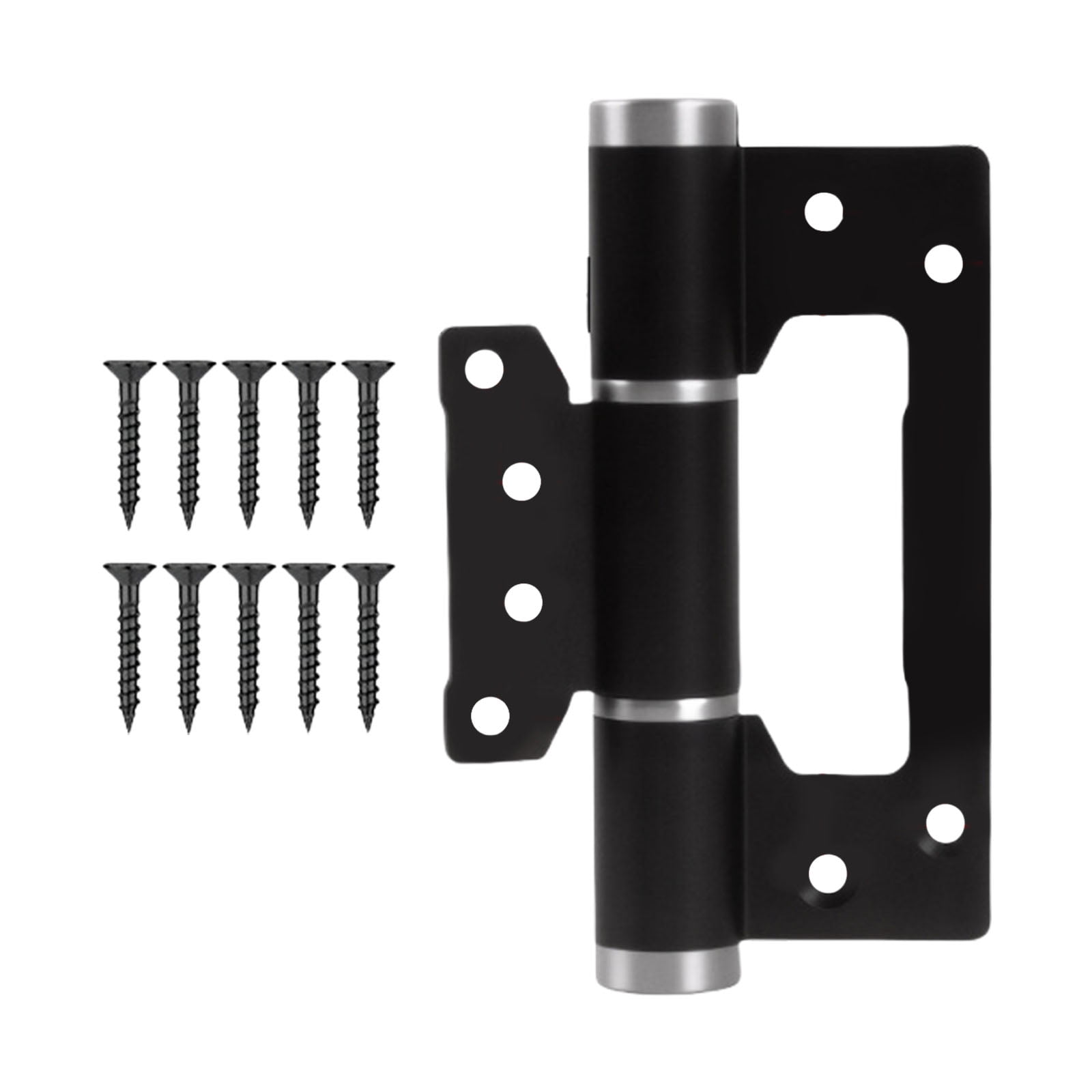 BIBABLYKE Automatic Door Closer Concealed Door Hinges Aluminum Alloys ...