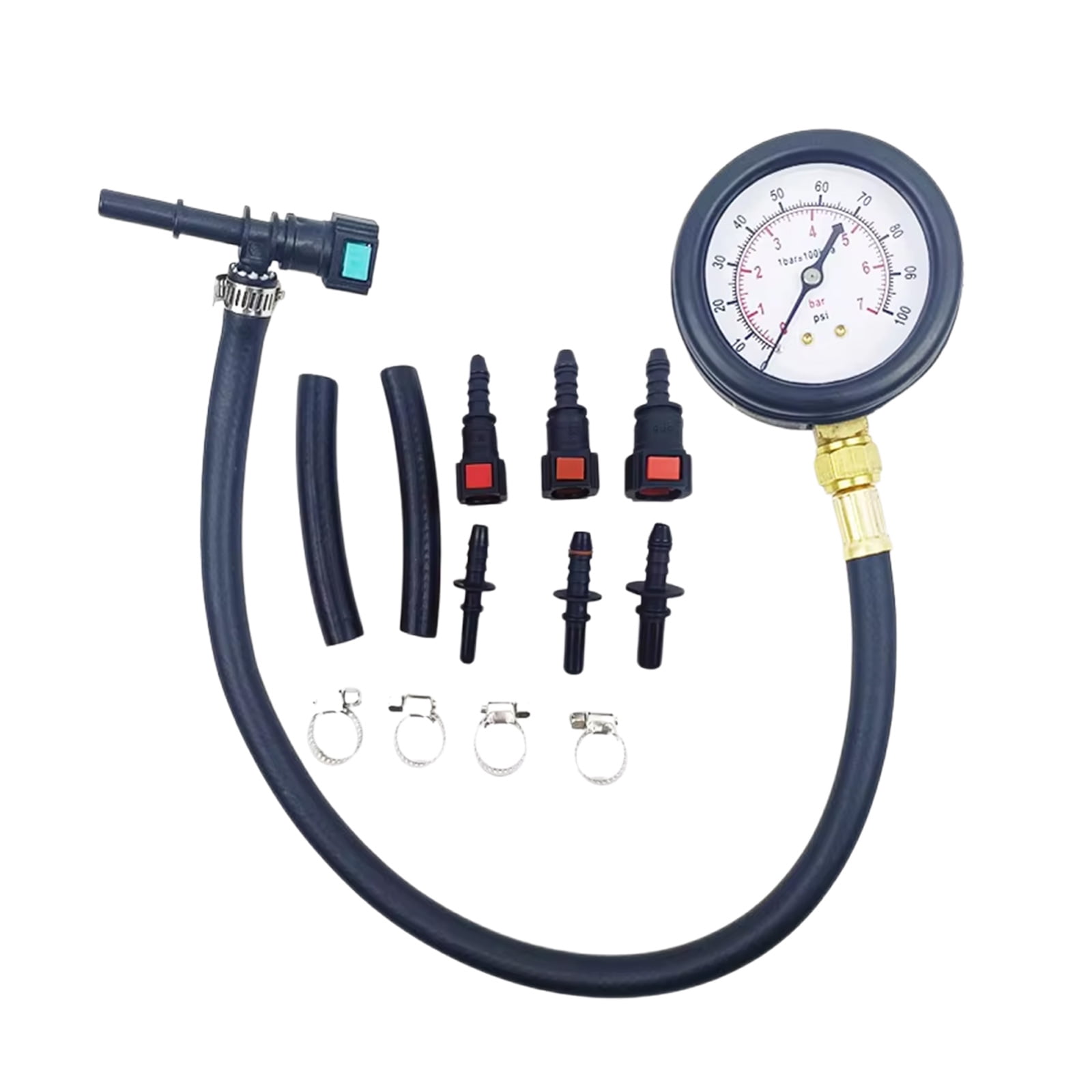 BIBABLYKE Automotive Fuel Pressure Monitoring Test Kit Suitable for ...
