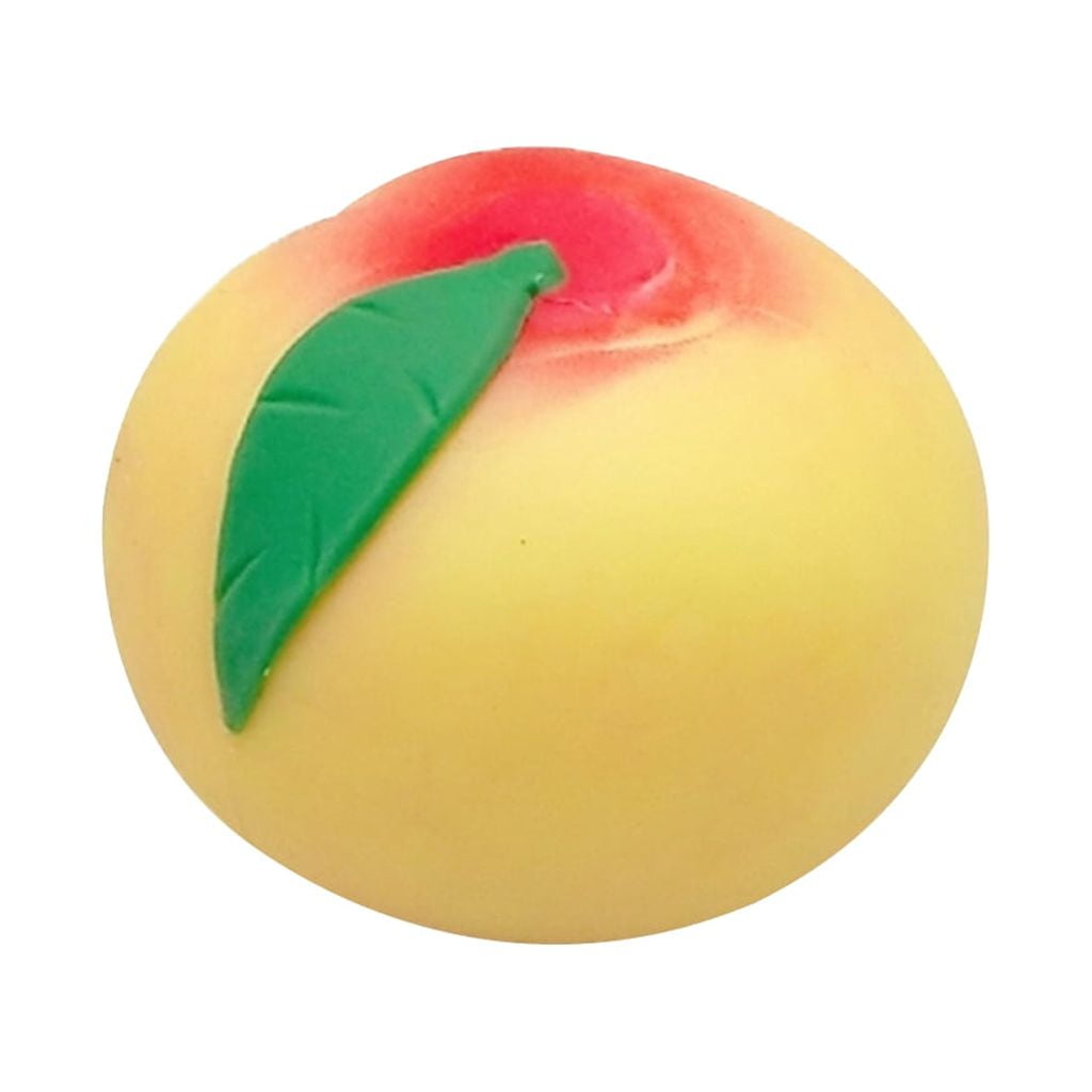 BIBABLYKE Ball Squeeze Toy Peach Simulation Fruit Party Pressure ...