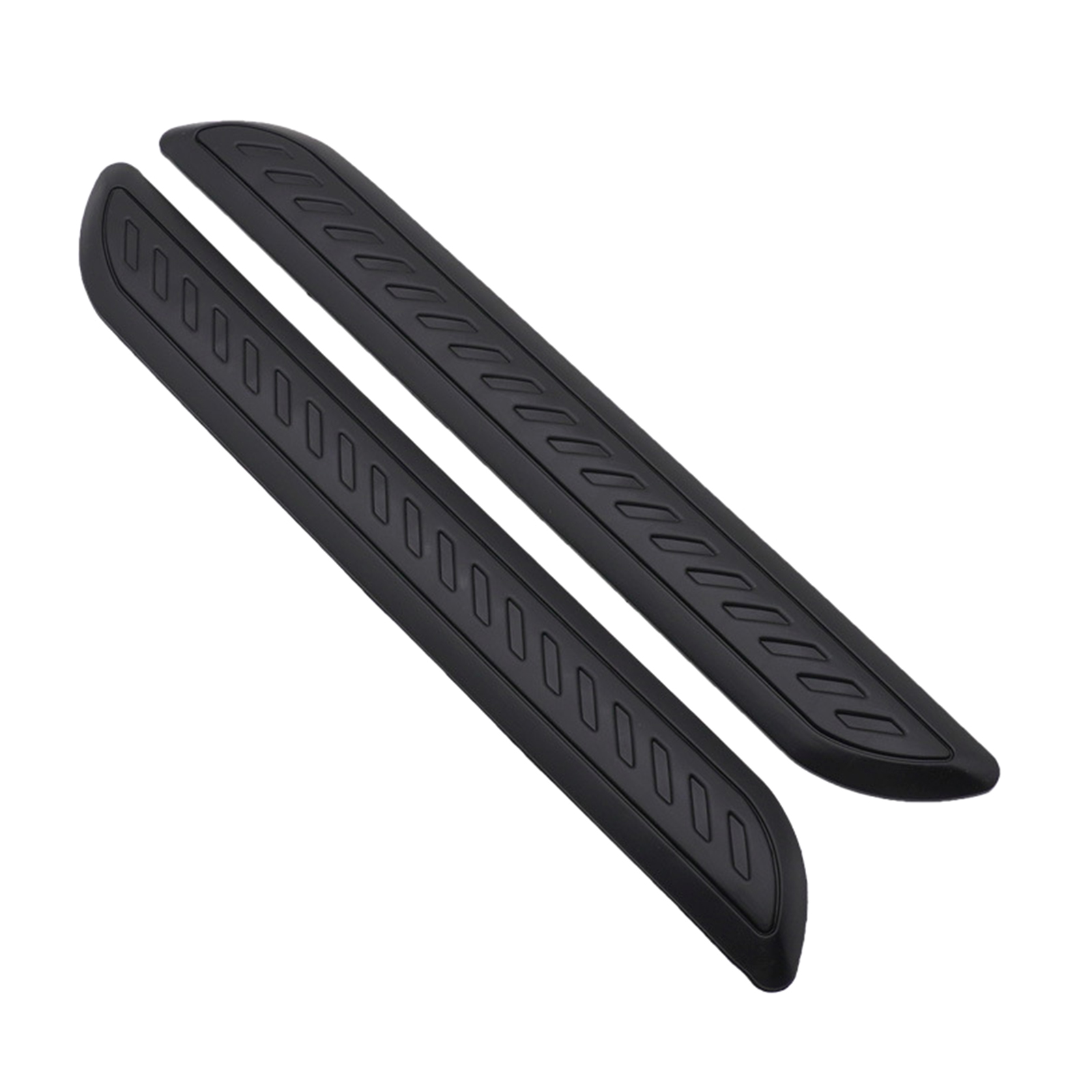 BIBABLYKE Black Anticollision Patches Bumper Guard Strips Antiscratch ...