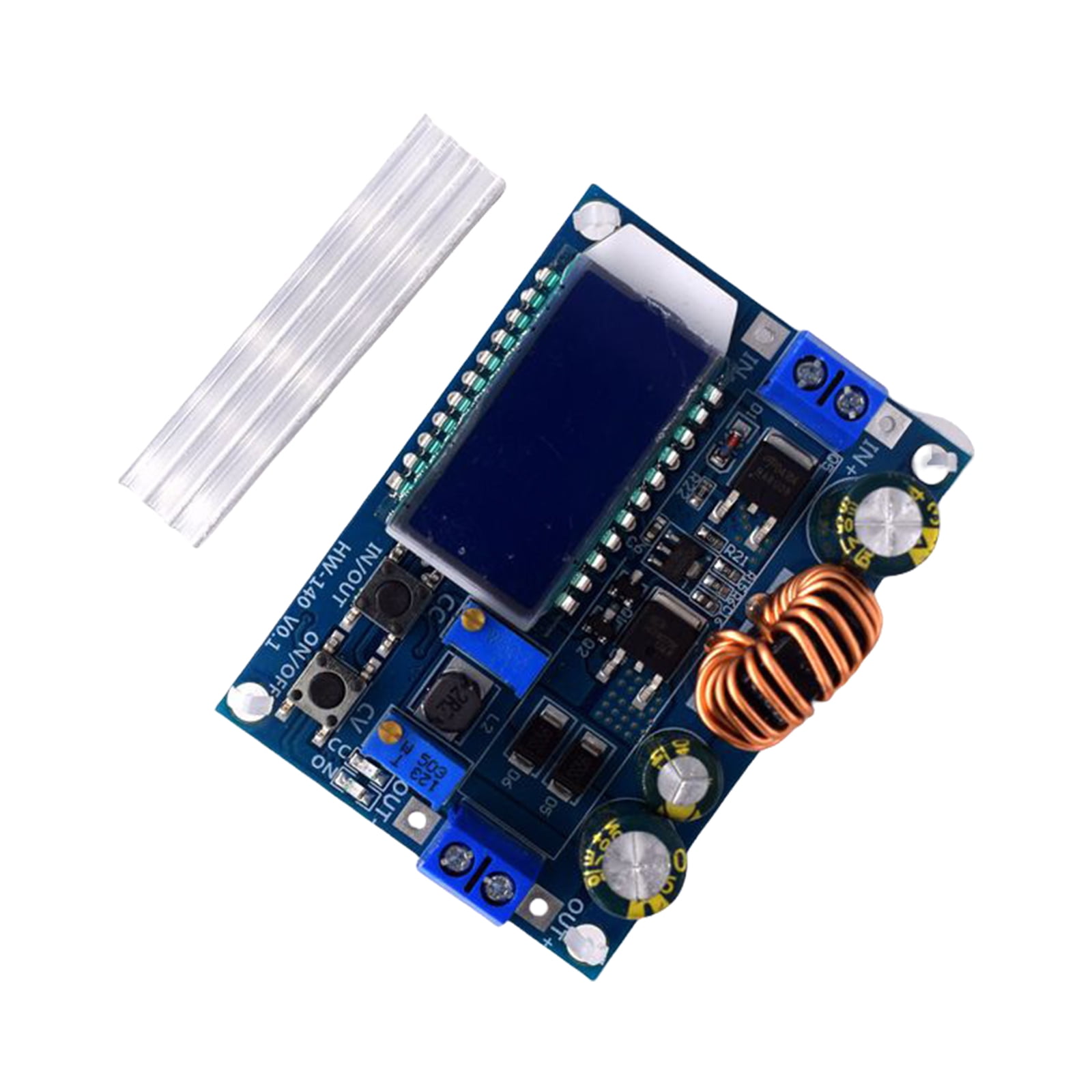 BIBABLYKE Boost Converter Module 5.5-30V to 0.5-30V 4A Digital Display ...