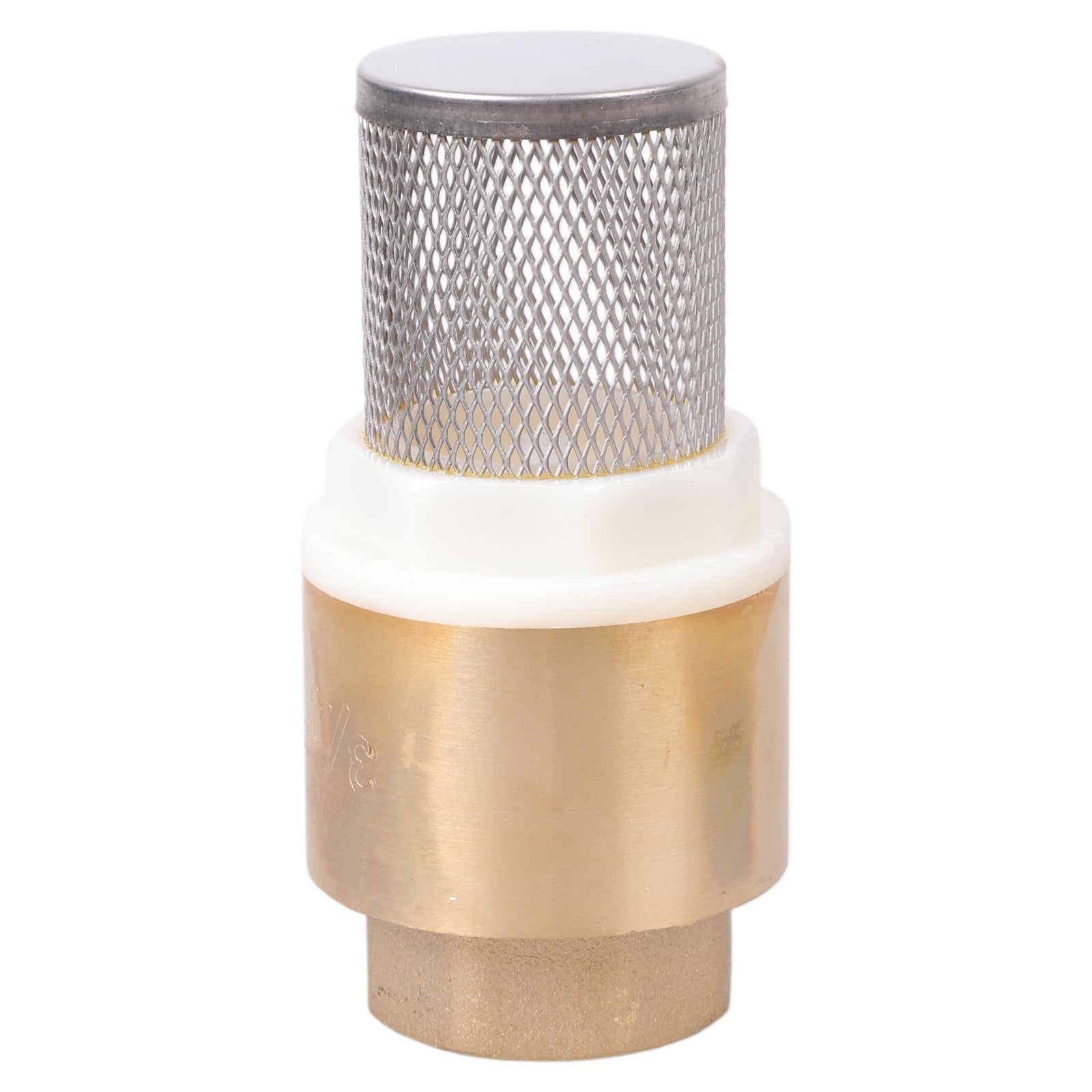 BIBABLYKE Brass Check Valves with Mesh Strainer Filter 3/4inch Internal ...