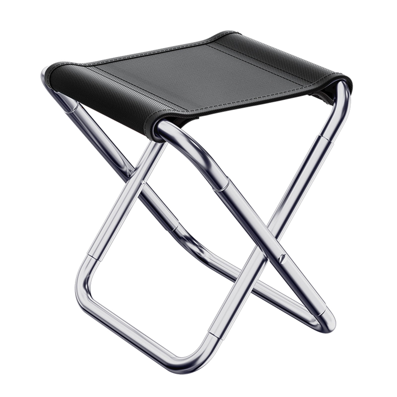 BIBABLYKE Camping Stool Mini Folding Stool Small Aluminum Alloy Bracket ...