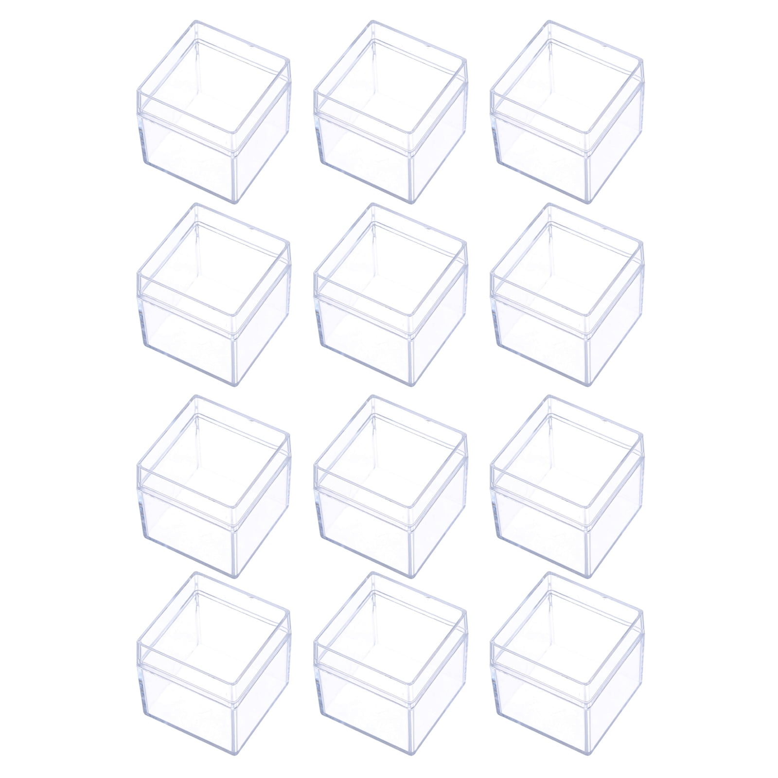 BIBABLYKE Candy Boxes,12pcs Clear Candy Box Treat Boxes Container ...