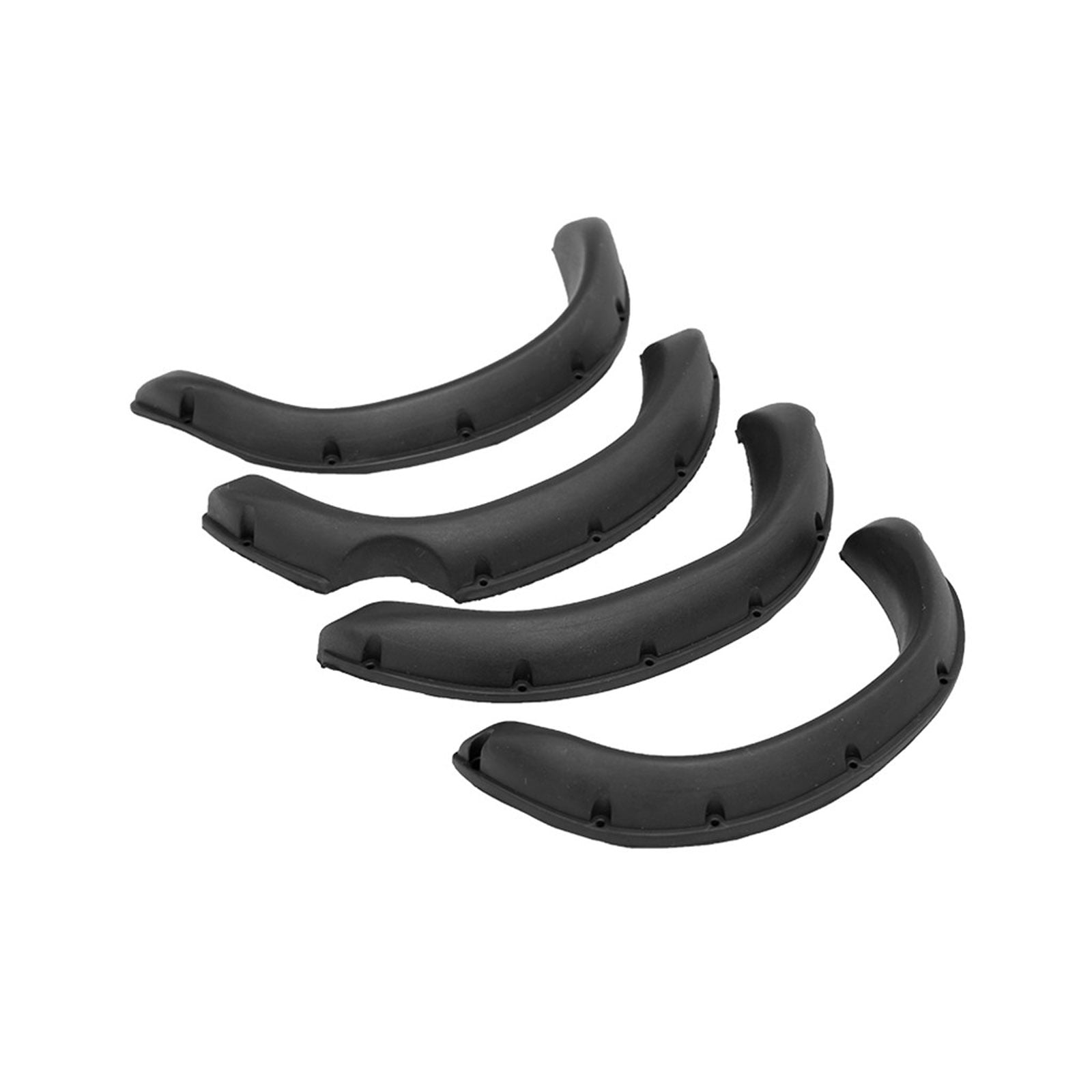 BIBABLYKE Car Rubber Flares Soft Wheel-Trims Mud Flaps Set Modified ...