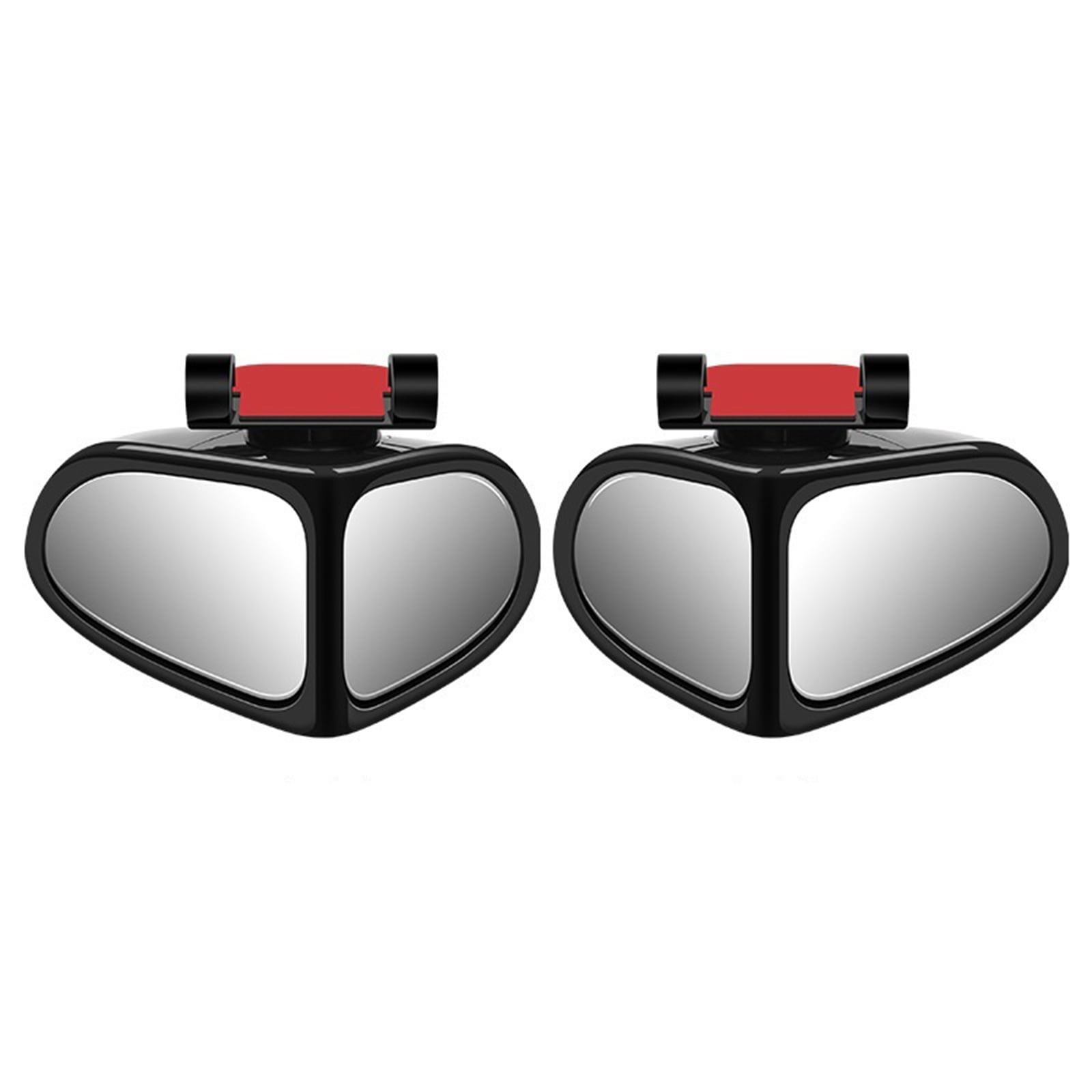 BIBABLYKE Car Side View Blind Spots Reflectors Glass, Wide Angle 360 ...