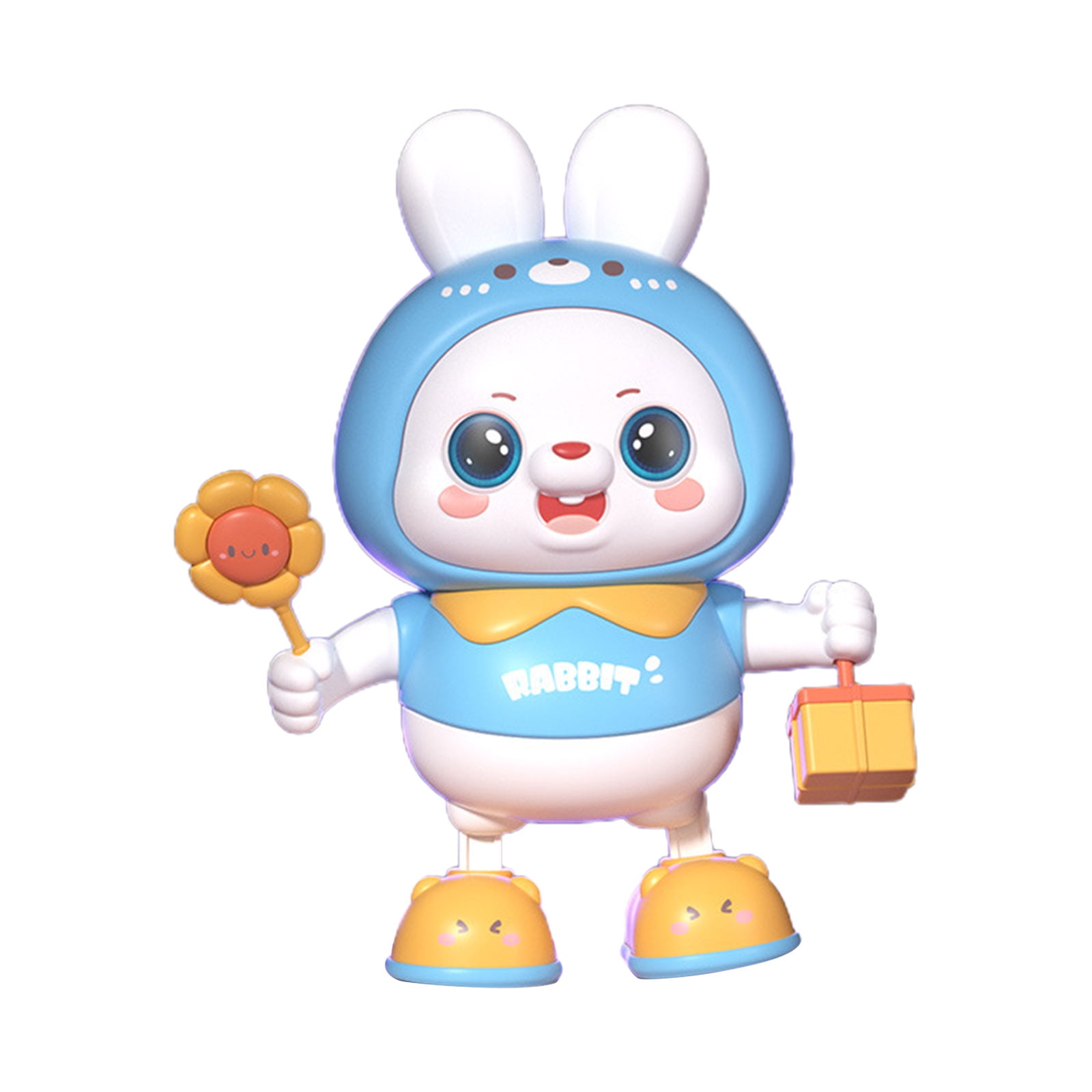 BIBABLYKE Cartoon Electronic Walking Dancing Rabbit Toy Children ...