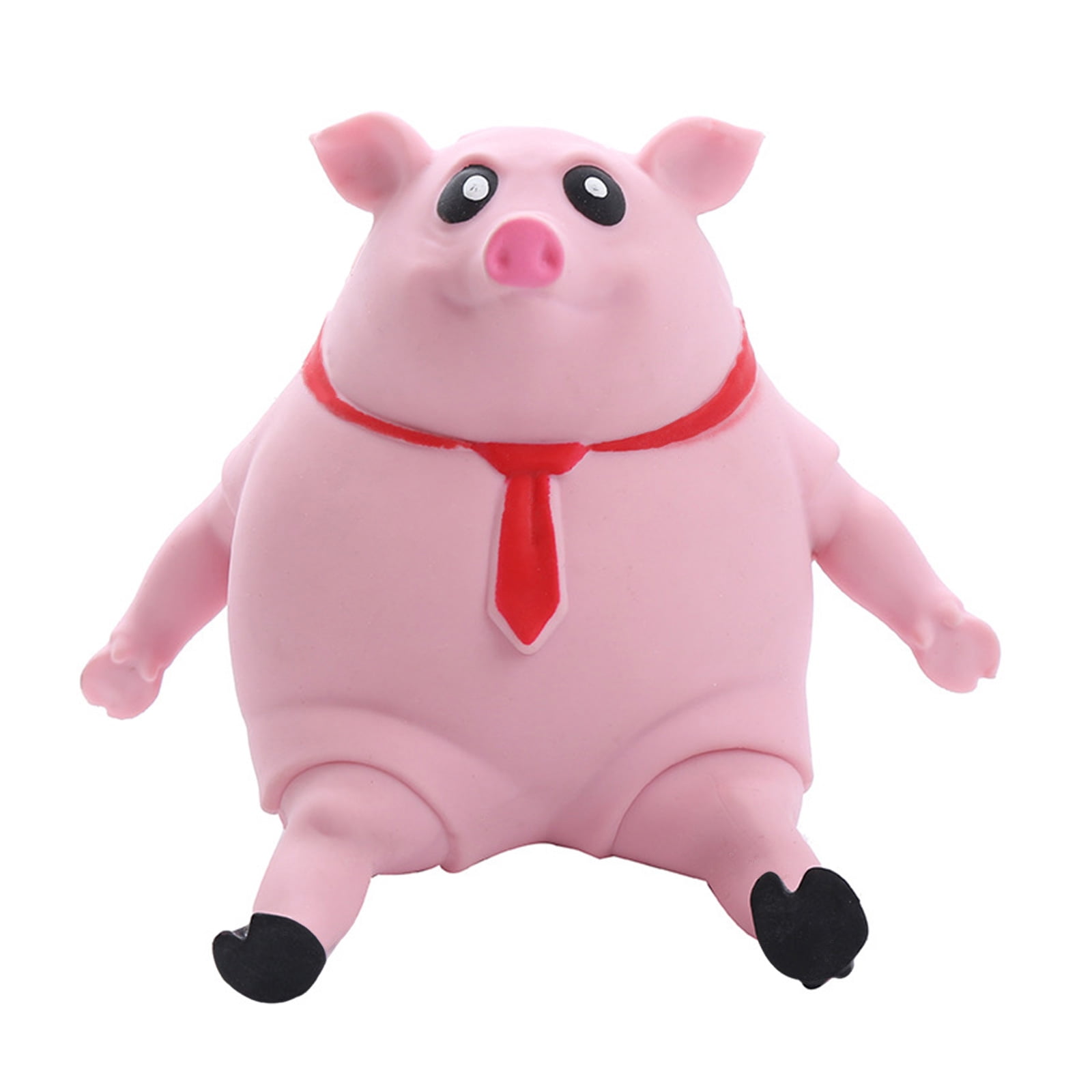 BIBABLYKE Cartoon Pig Shape Fidgets Toy Pinches Anti-Stress Toy Stress ...