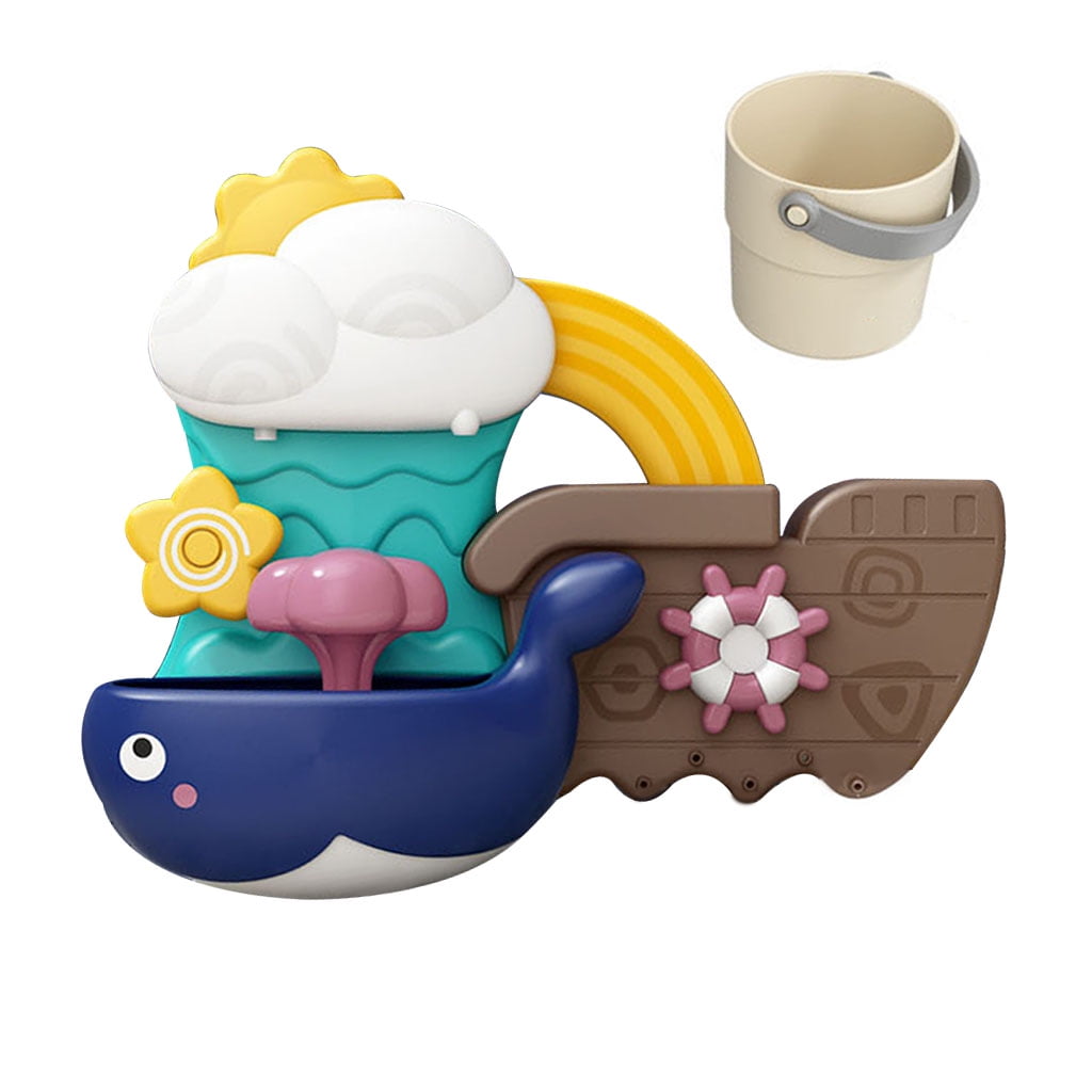 BIBABLYKE Children Vent Screaming Toy Whale Shower Spin Suction Bath ...