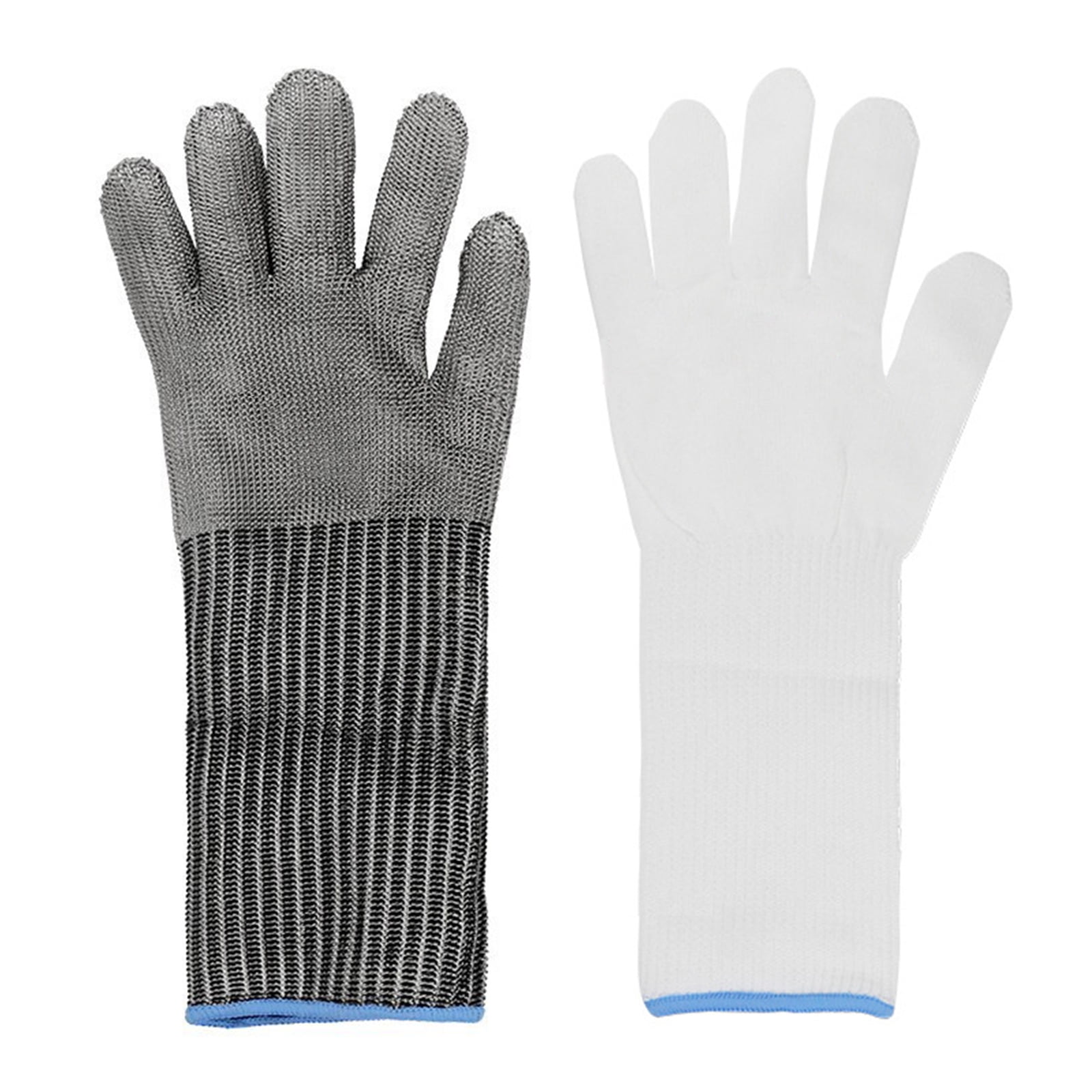 BIBABLYKE Cut Resistant Glove with Arm Protection Sleeves Level ...