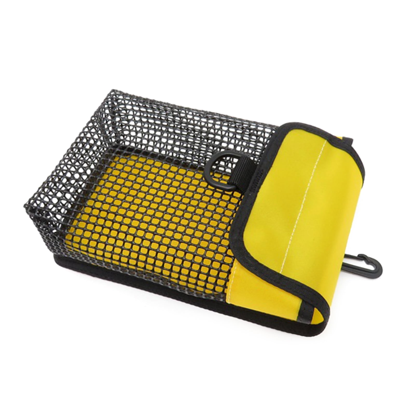BIBABLYKE Divings Reel Bag Safety Marker Buoys Carriers Mesh Bag Clip Mesh Under water Storage ...
