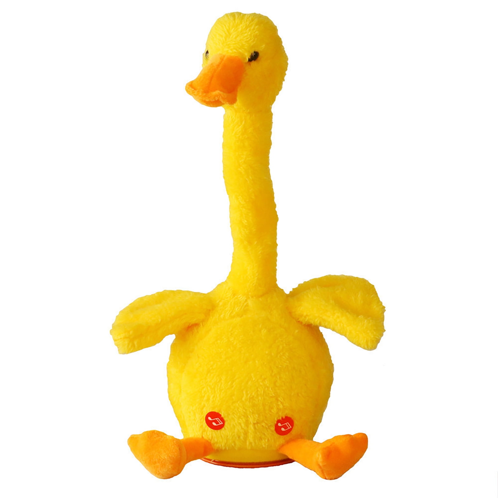 BIBABLYKE Duck Plush Dancing Toy Electronic Singing Wiggle Glowing for ...