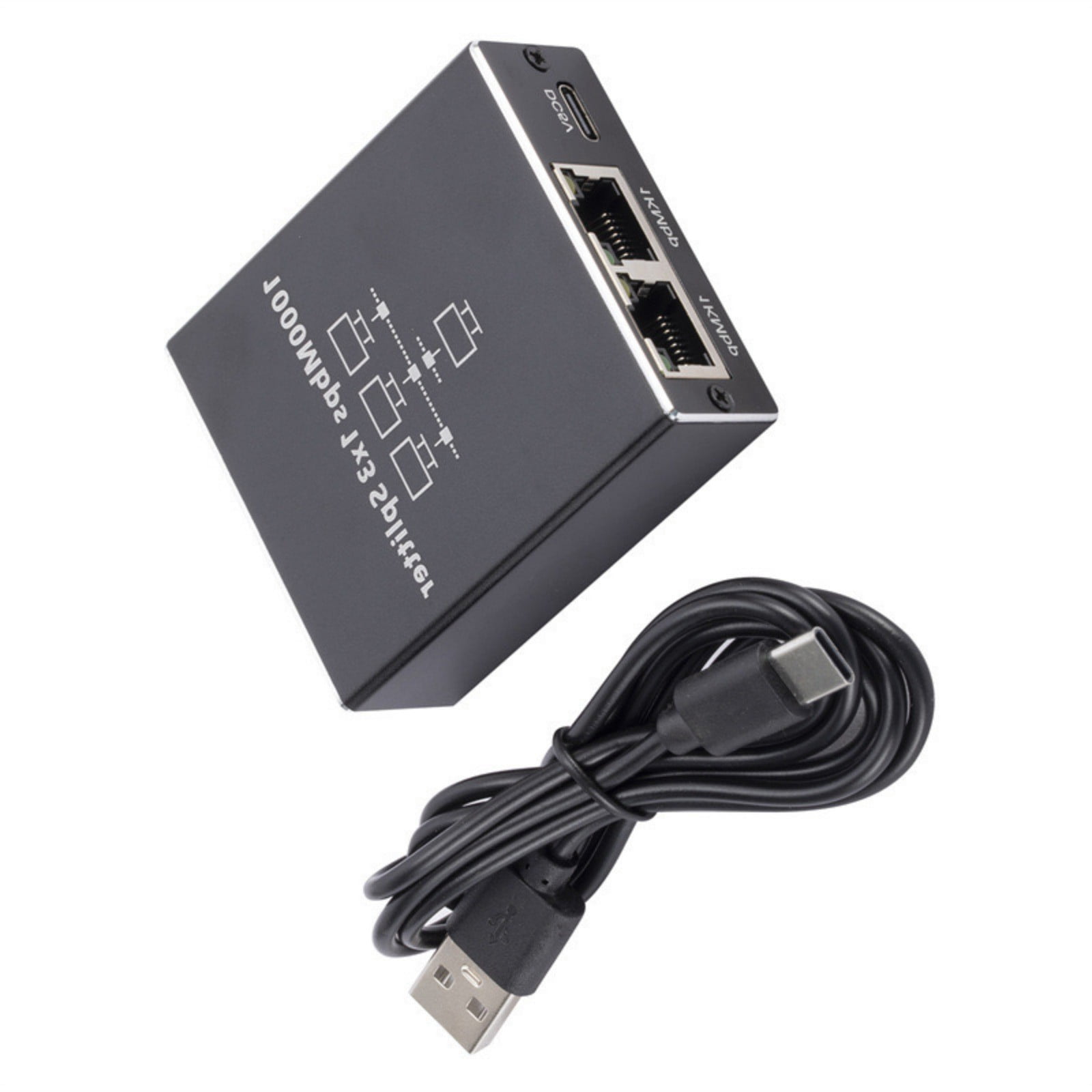 BIBABLYKE Ethernet Splitter 1 to 2/3/4 High Speed 1000Mbps LAN ...