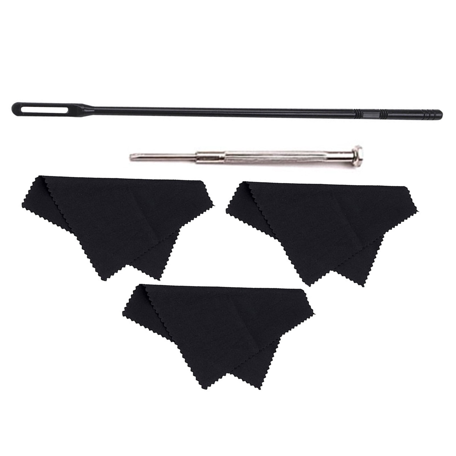BIBABLYKE Flute Cleaning Rod Cloth Combination Set Flute Cleaning Kits ...