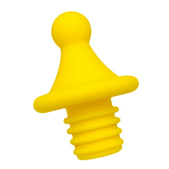 BIBABLYKE Food Grade Silicone Wine Stoppers Wine Corks Random Color ...