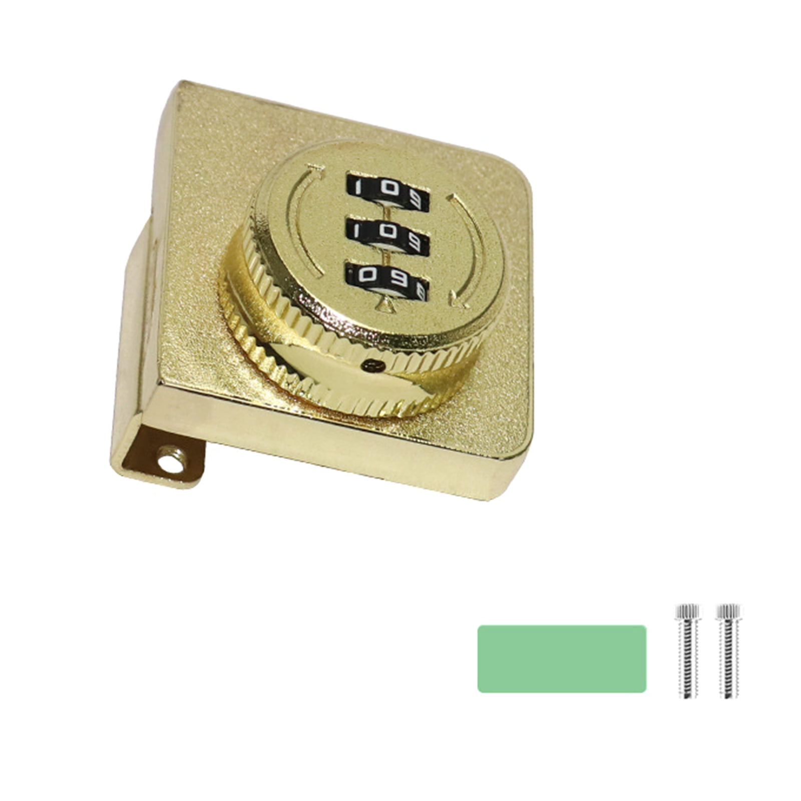 BIBABLYKE Glass Showcase Door Lock 3Digit Combination Cabinet Lock ...