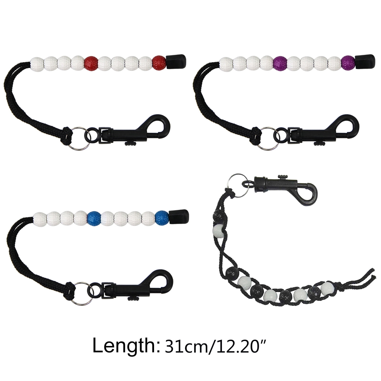 BIBABLYKE Golf counter,Golfer Stroke Counter,Golf Beads Count Score ...