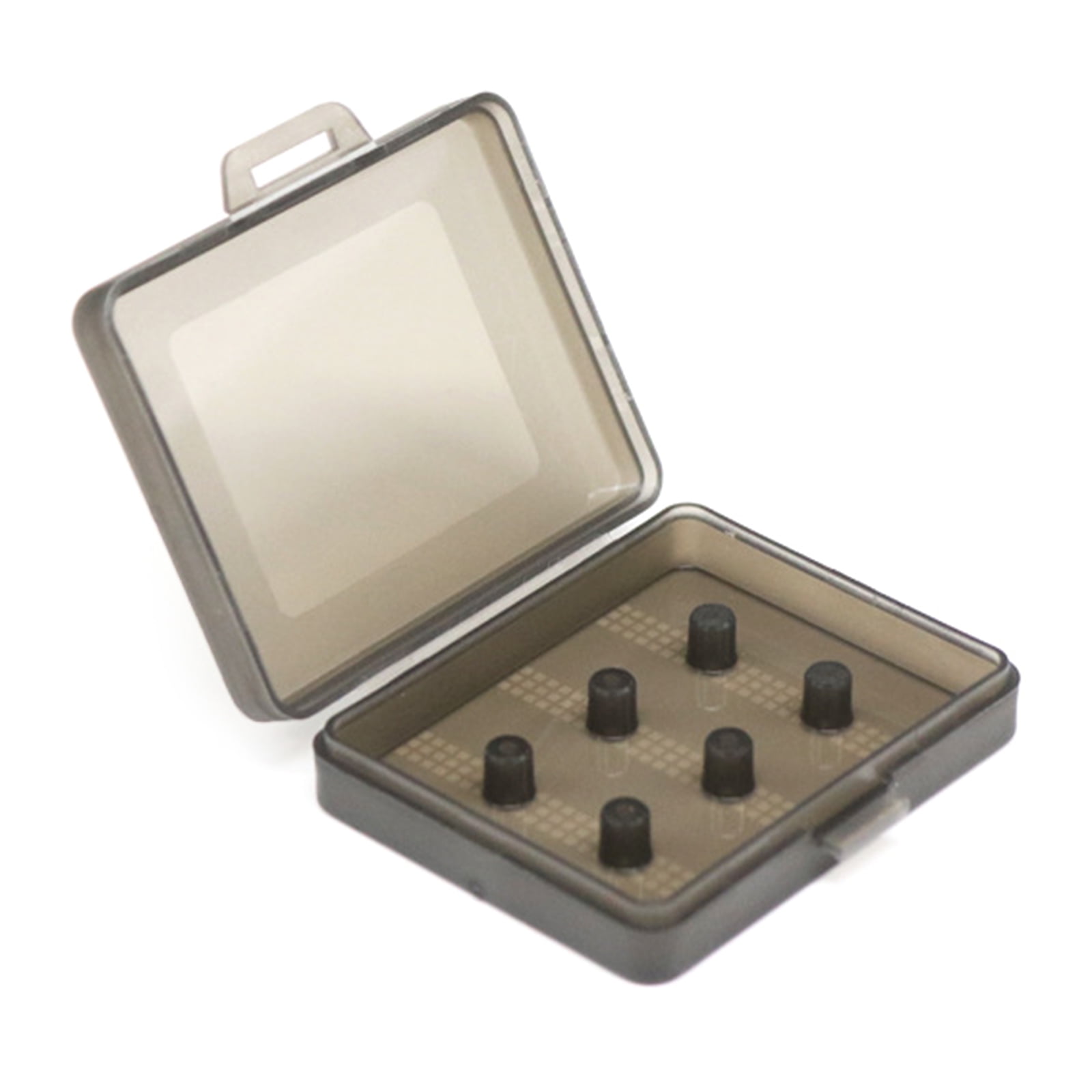 BIBABLYKE Headphone Eartip Case With Memory Foam Post Holder ...