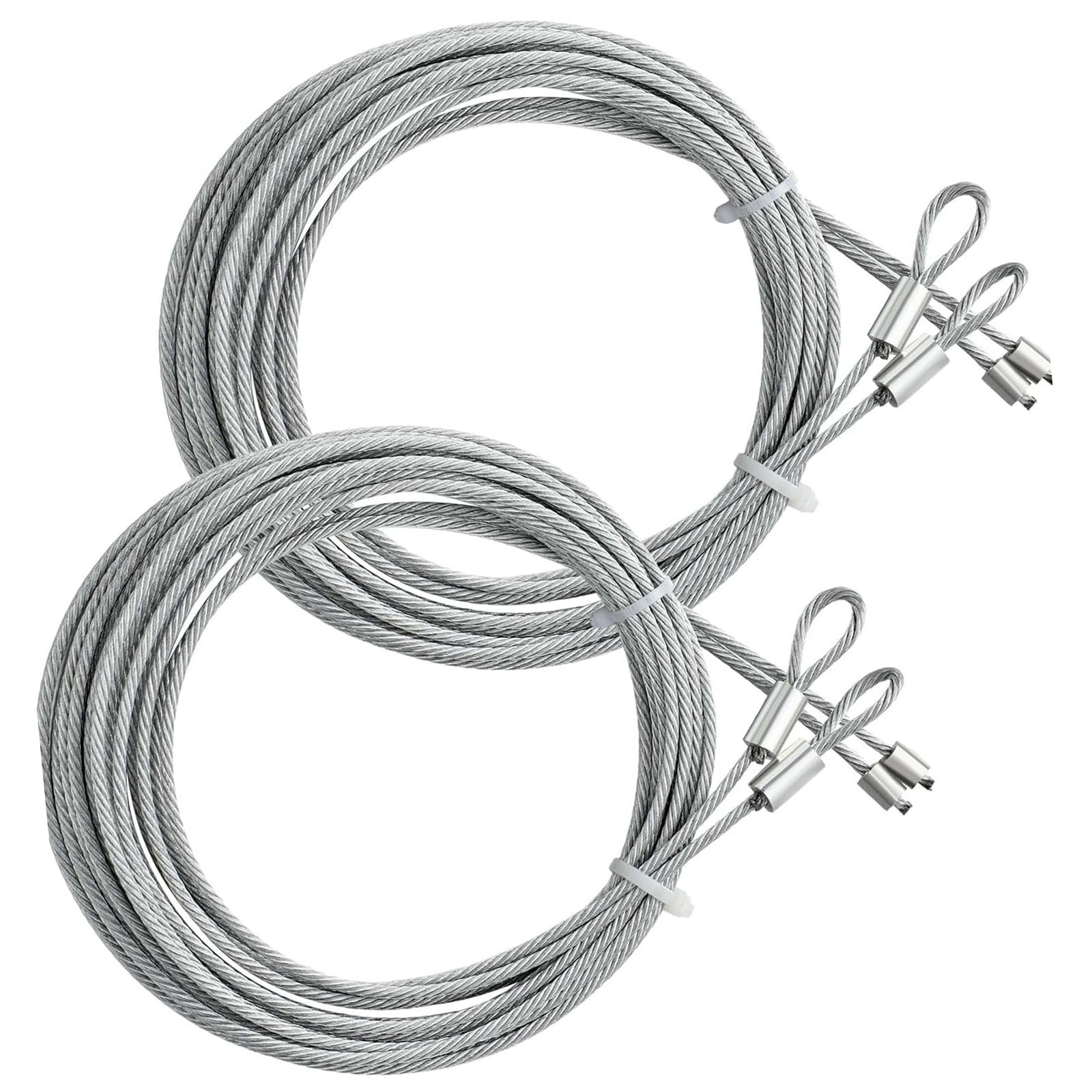 BIBABLYKE Heavy Duty 13.5feet Galvanized Steel Garage Door Torsions ...