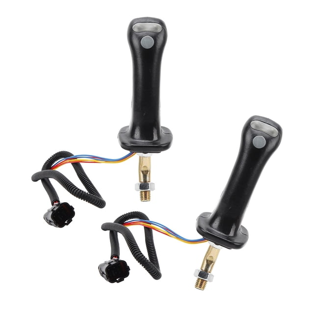 BIBABLYKE Heavy Duty Aluminum Excavator Joystick Handles 3 Button ...