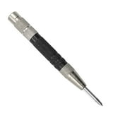 BIBABLYKE Heavy Duty Automatic Center Punch Hardened Steel Knurled Handle Adjustable Tension ...