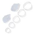 BIBABLYKE Large Stainless Steel Peony Petals Veiner and Cutter Molds ...