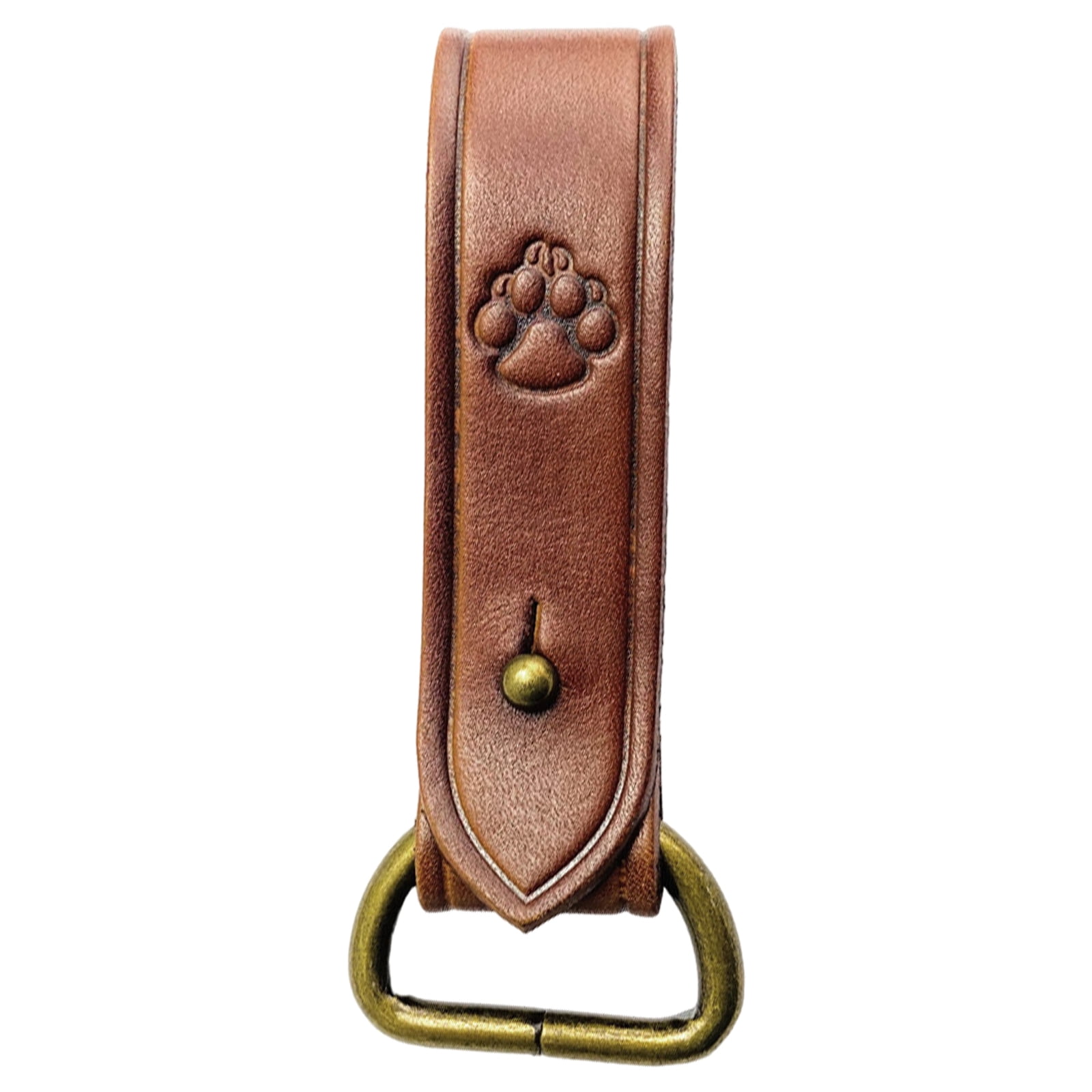 BIBABLYKE Leather Belt Keeper Leather Buckles Single Snap Heavy Duty ...
