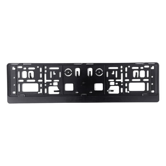 BIBABLYKE License Plate Frame, Black PP Car License PlateCover ...