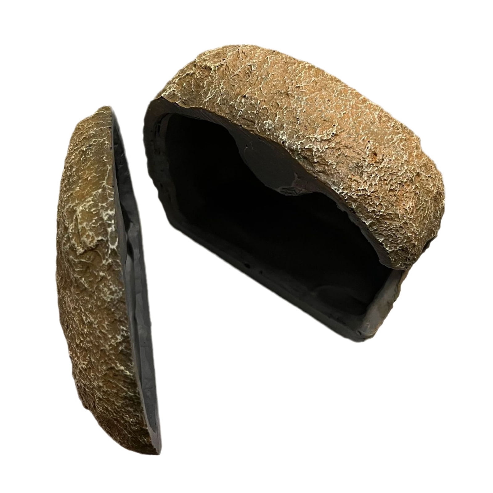 BIBABLYKE Magnetic Aquariums Hideouts Rock Cave for Fish and Shrimp ...