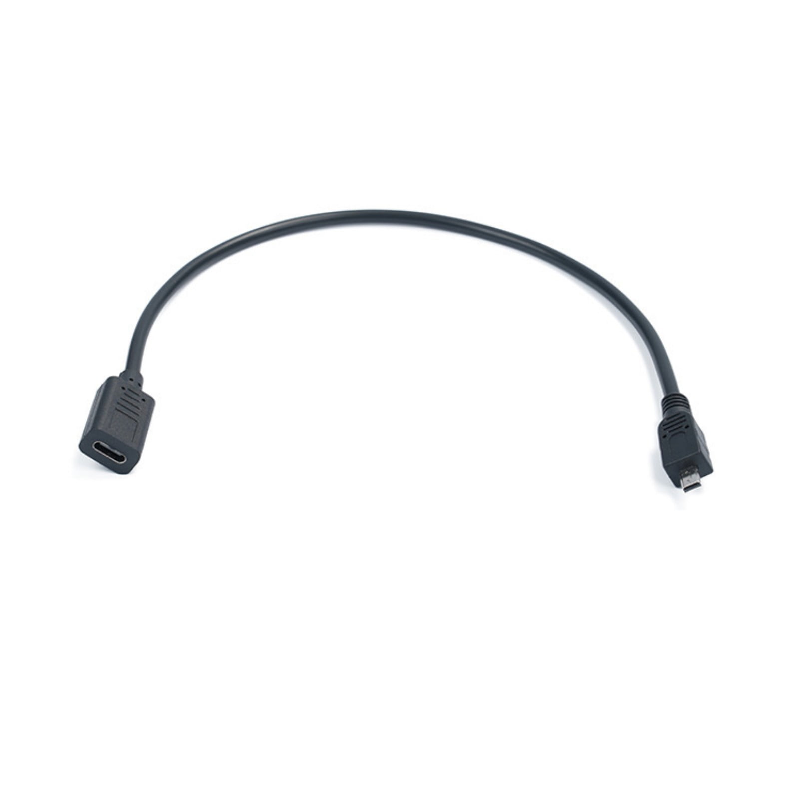 BIBABLYKE Mini 8Pin USB to USB C OTG Cable USB3.1 Type C Female to Mini ...