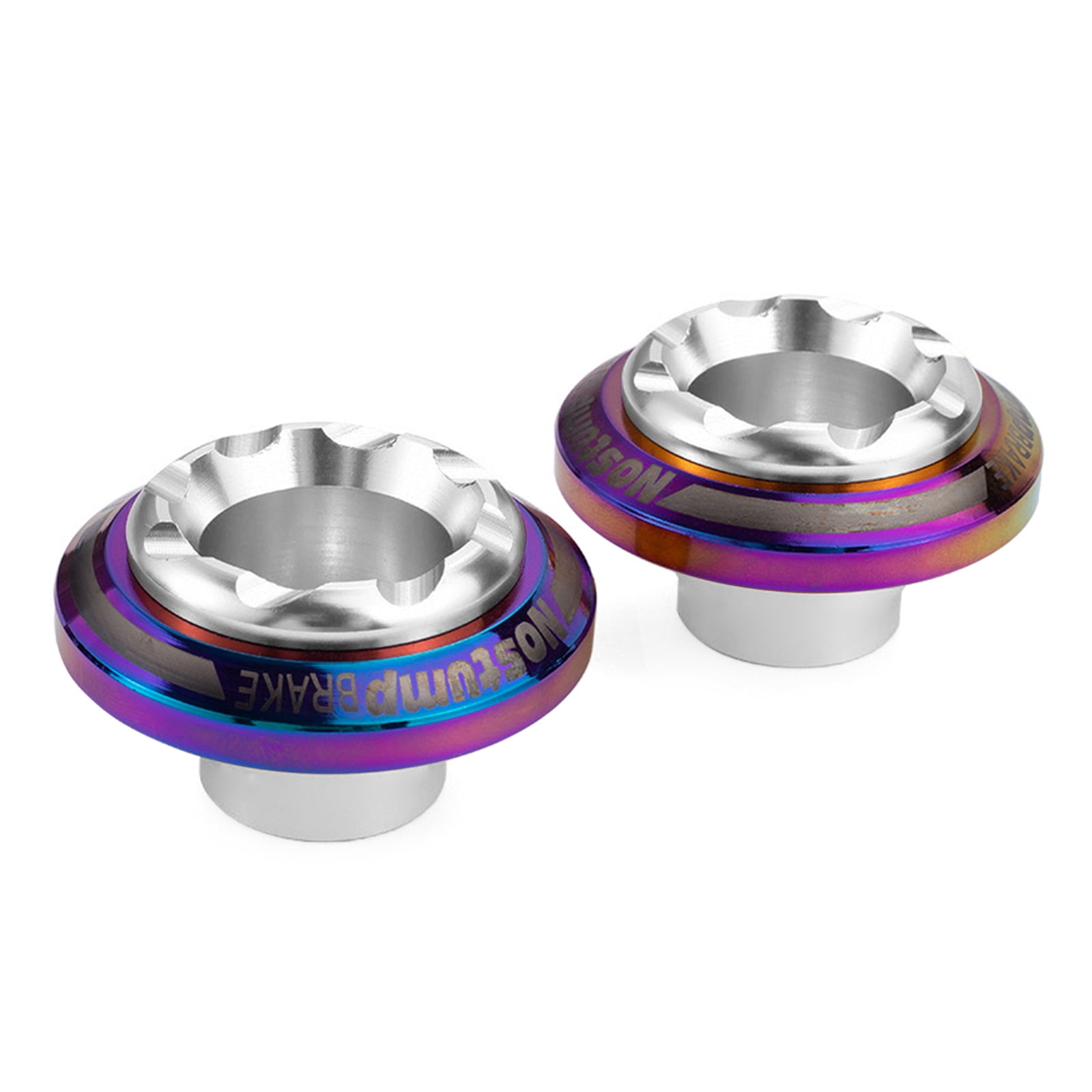 BIBABLYKE Motorcycle Front Shock Absorb Crash Cup Aluminum Cups Pair ...