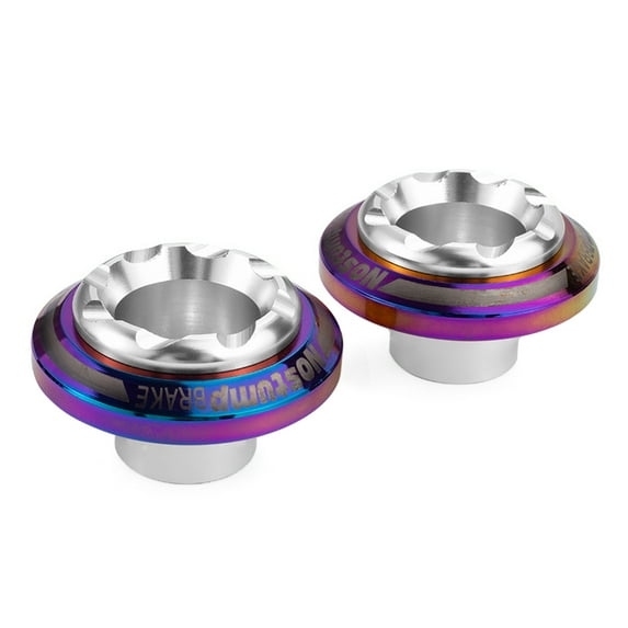 BIBABLYKE Motorcycle Front Shock Absorb Crash Cup Aluminum Cups Pair ...