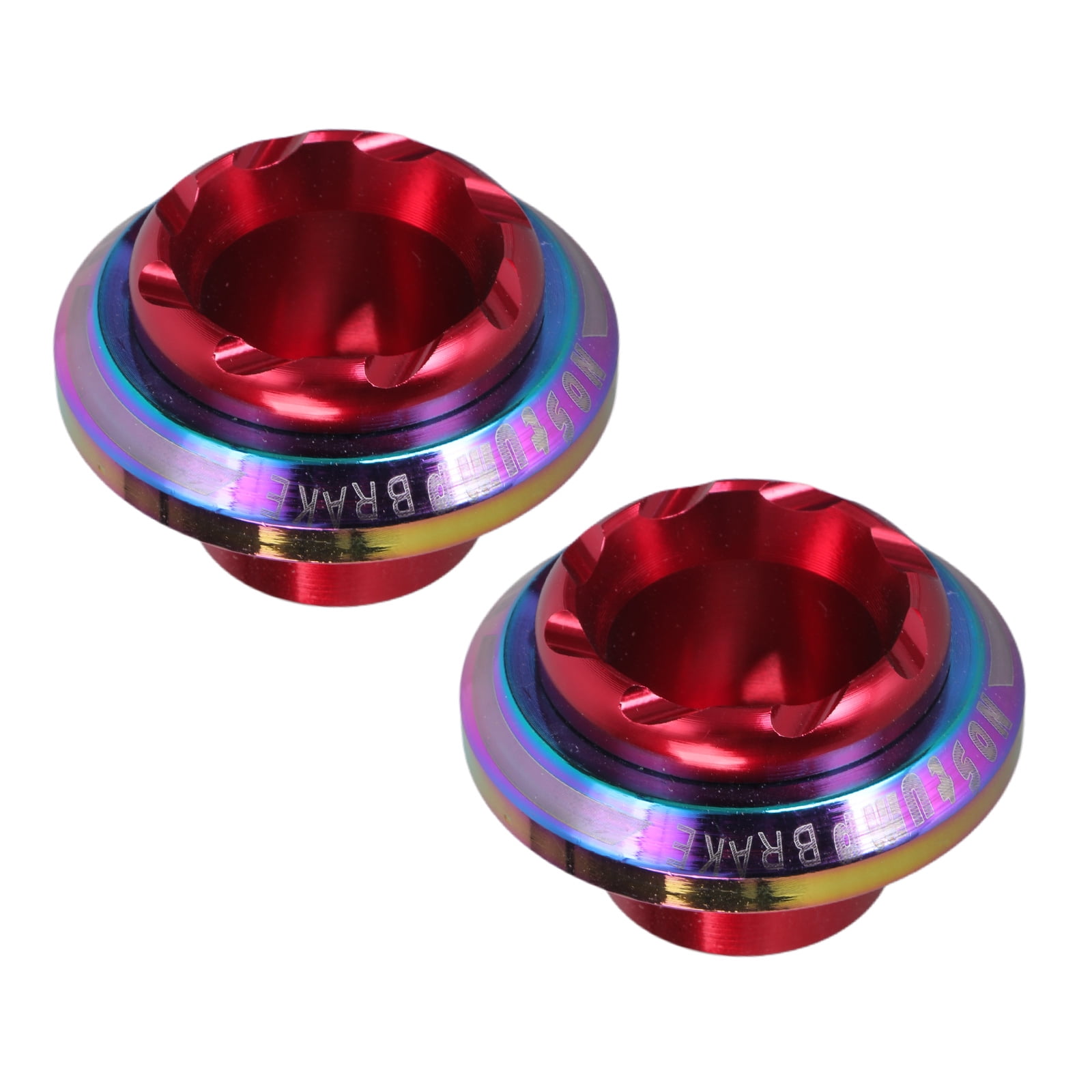 BIBABLYKE Motorcycle Front Shock Absorb Crash Cup Aluminum Cups Pair ...