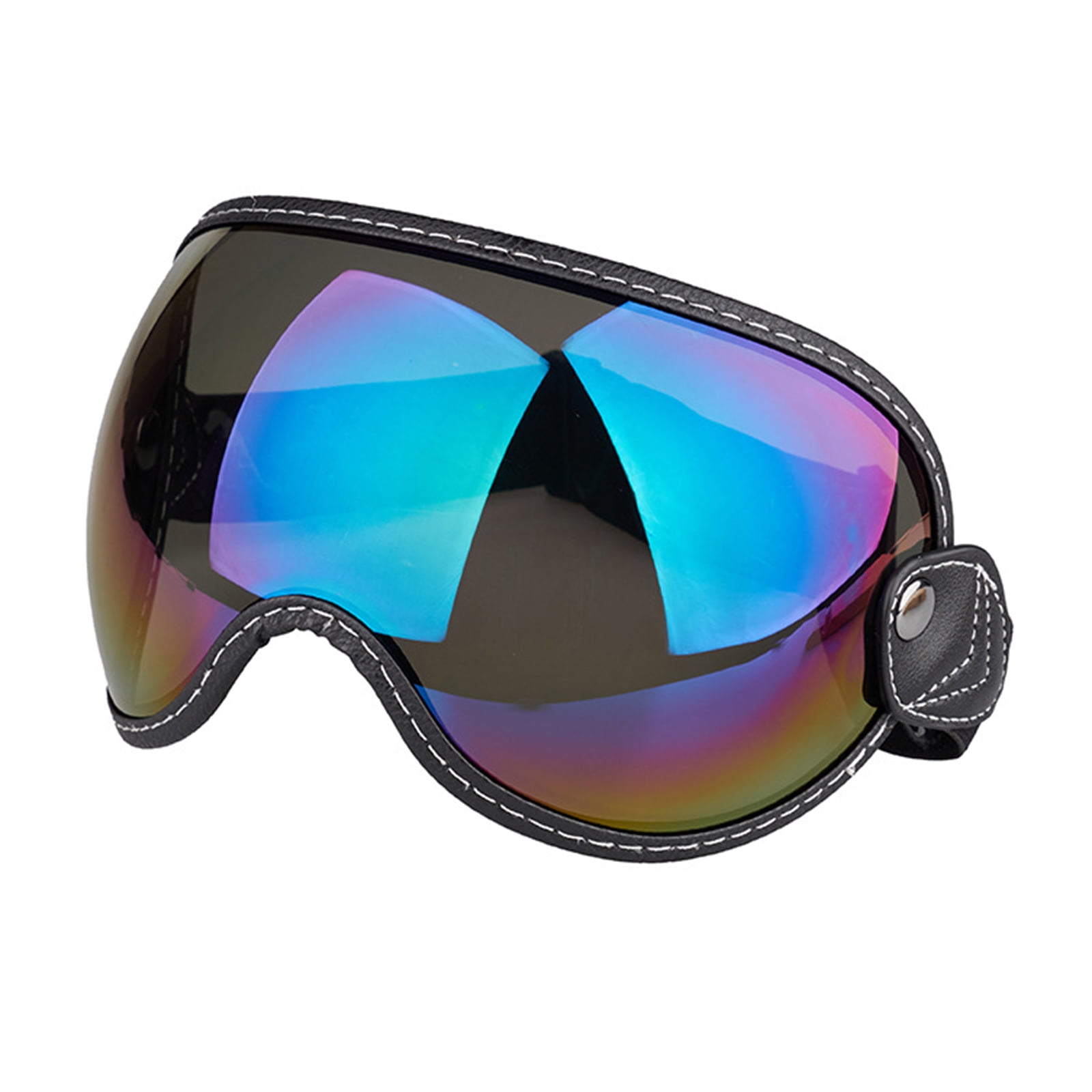 BIBABLYKE Motorcycle Riding Goggles Bubble Lens Windproof Riding ...