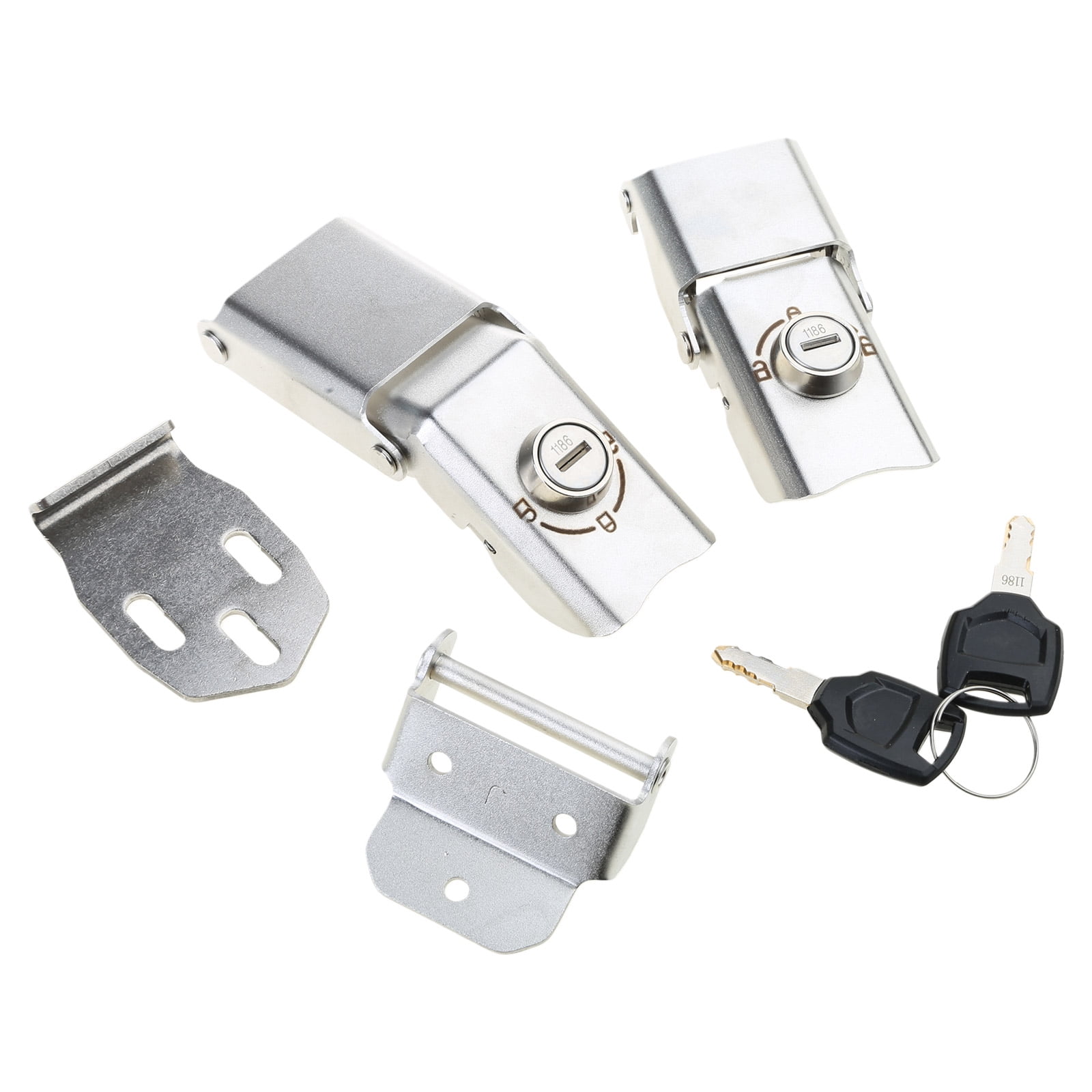 BIBABLYKE Motorcycle Side Luggage Case Fastener Trunk Pannier Screw ...