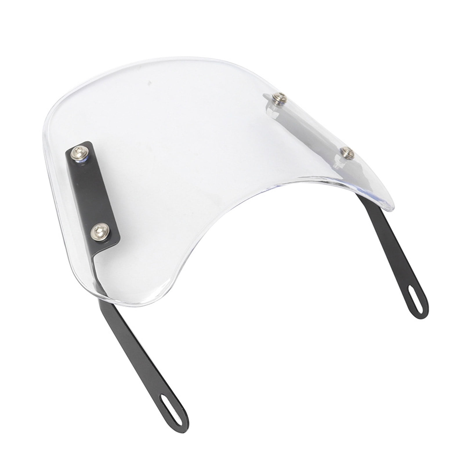 BIBABLYKE Motorcycle Windshield Adjustable Wind Deflector Clear Front ...