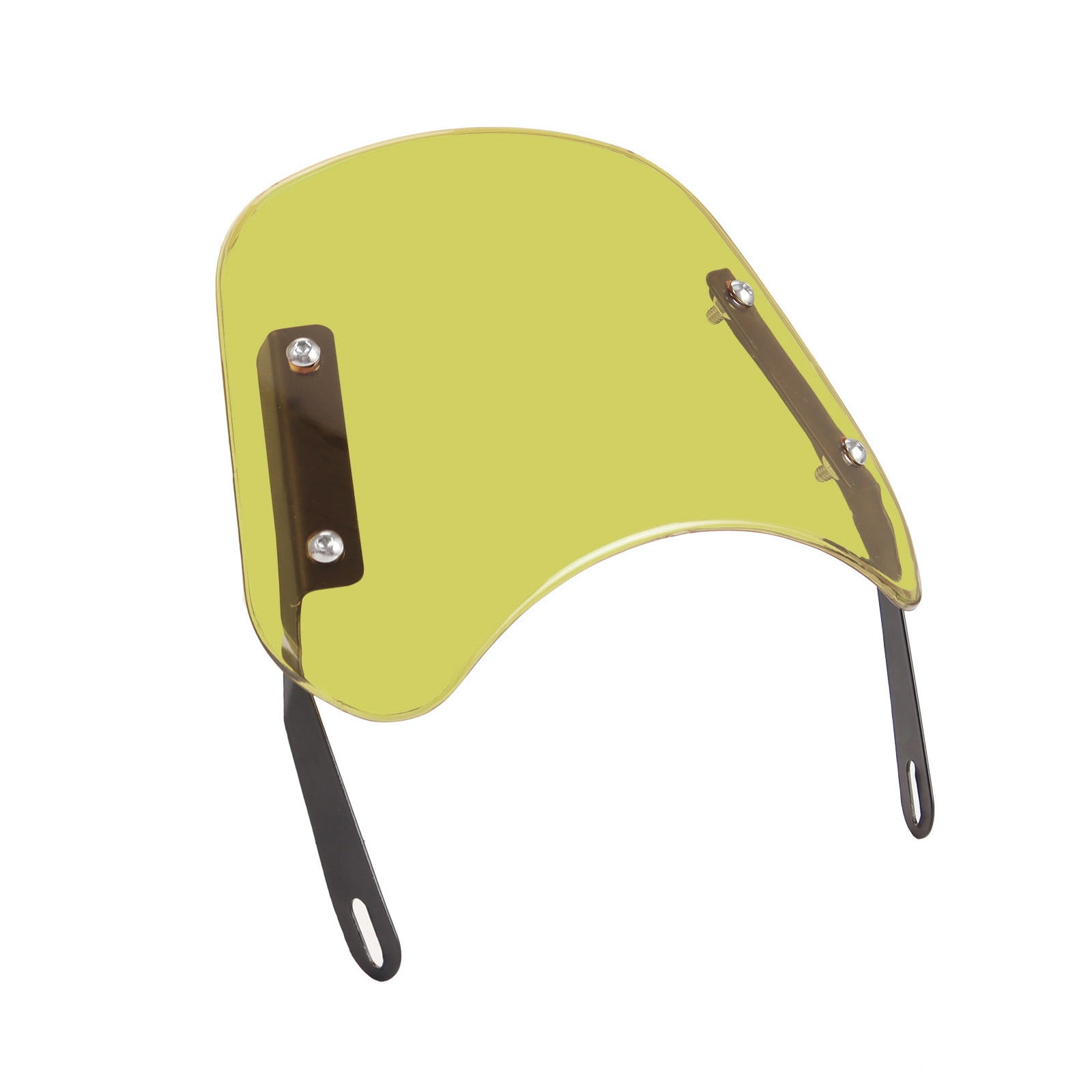 BIBABLYKE Motorcycle Windshield Adjustable Wind Deflector Clear Front ...