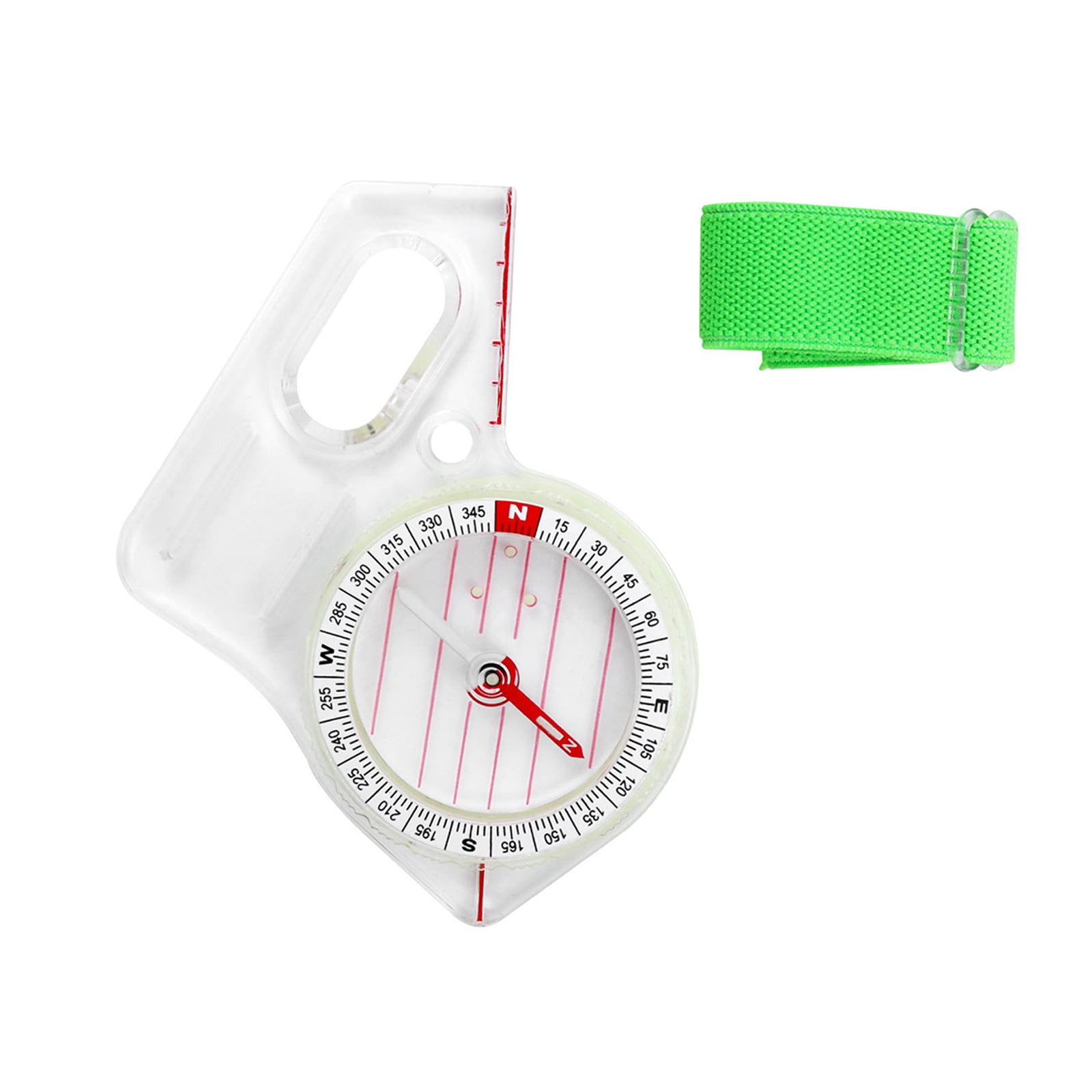 BIBABLYKE Multifunction Compasses Ruler Map Reading Backpacking Camping ...