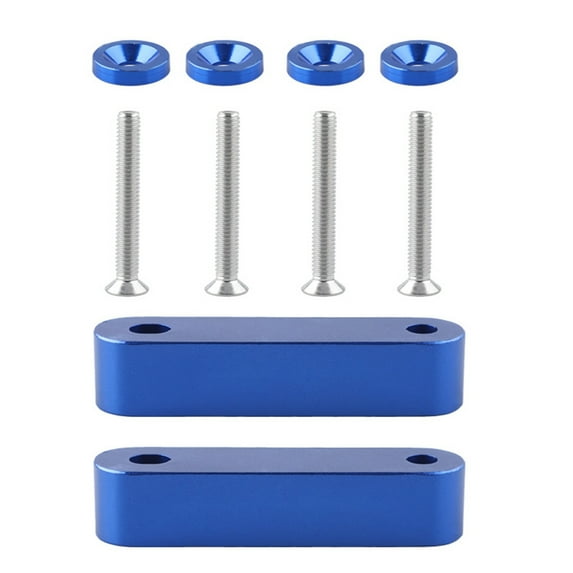 BIBABLYKE Multiple Color Hood Spacer Risers Kit, Billet Hood Spacers ...