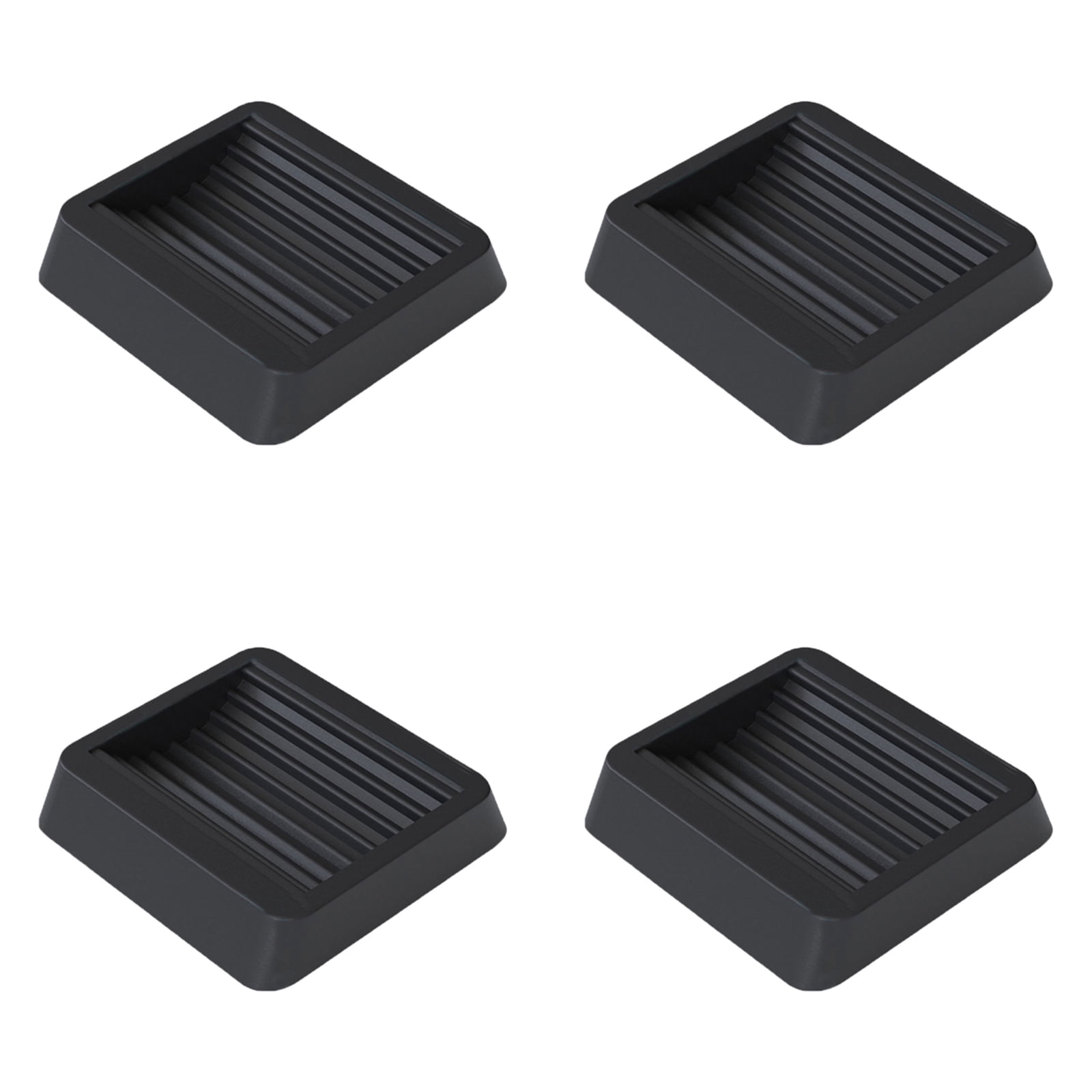 BIBABLYKE Not Slip Furniture Wheel Stopper Rubber Chair Caster Cups set ...