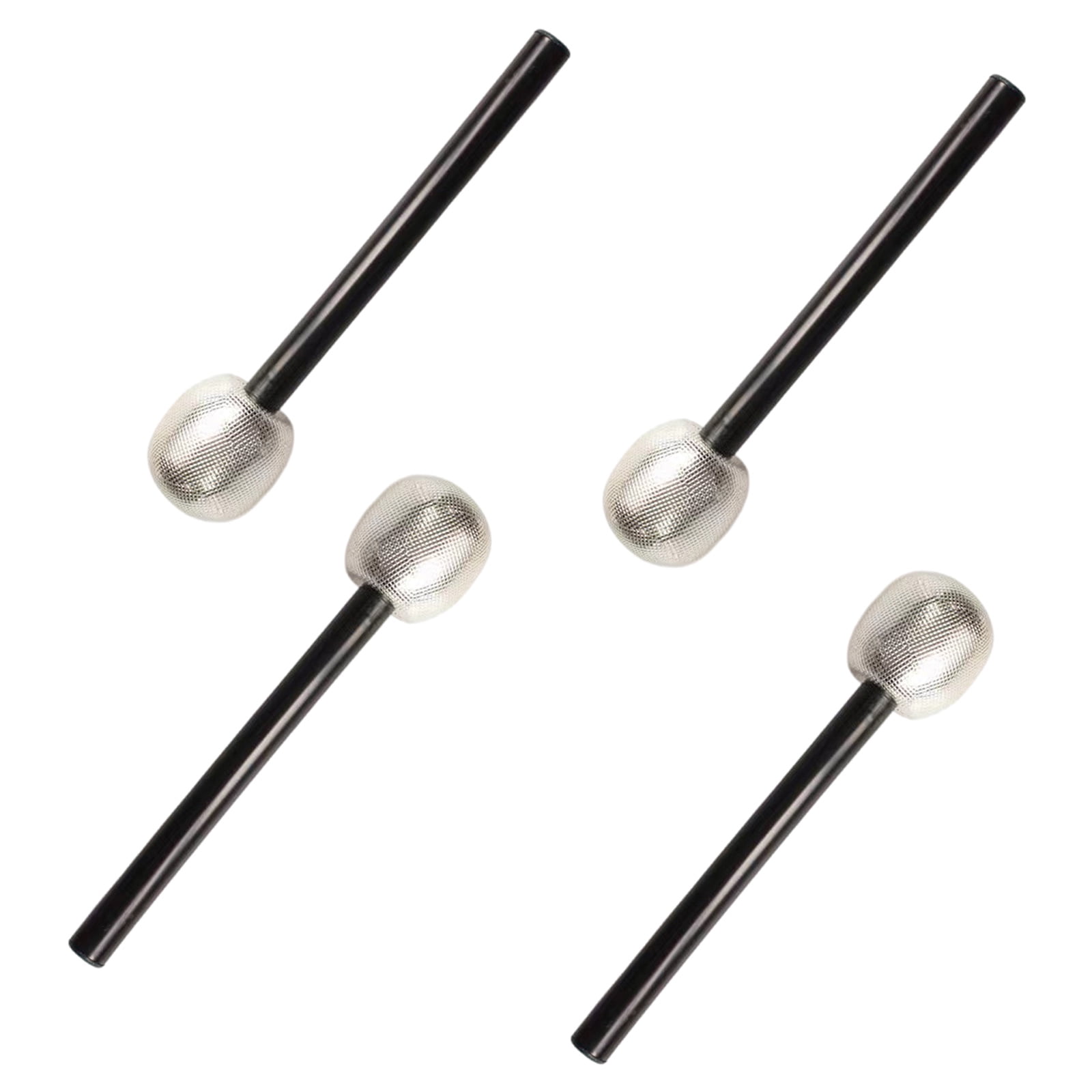 BIBABLYKE Pack Of 4 Glittering Microphone Props for Kids Party and ...
