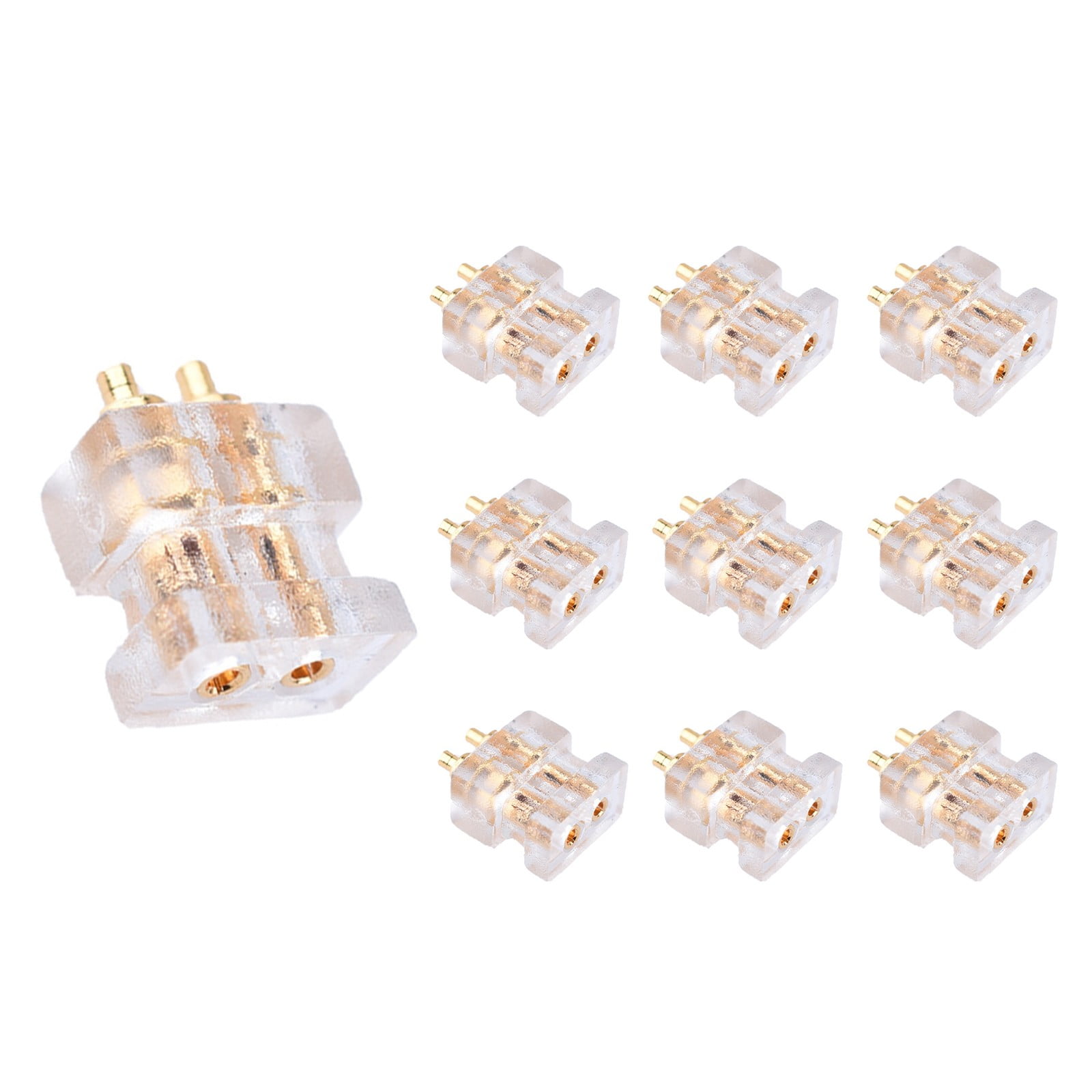 BIBABLYKE Pack of 10pcs Female 0.78mm 2Pin Socket Headphone Cable ...