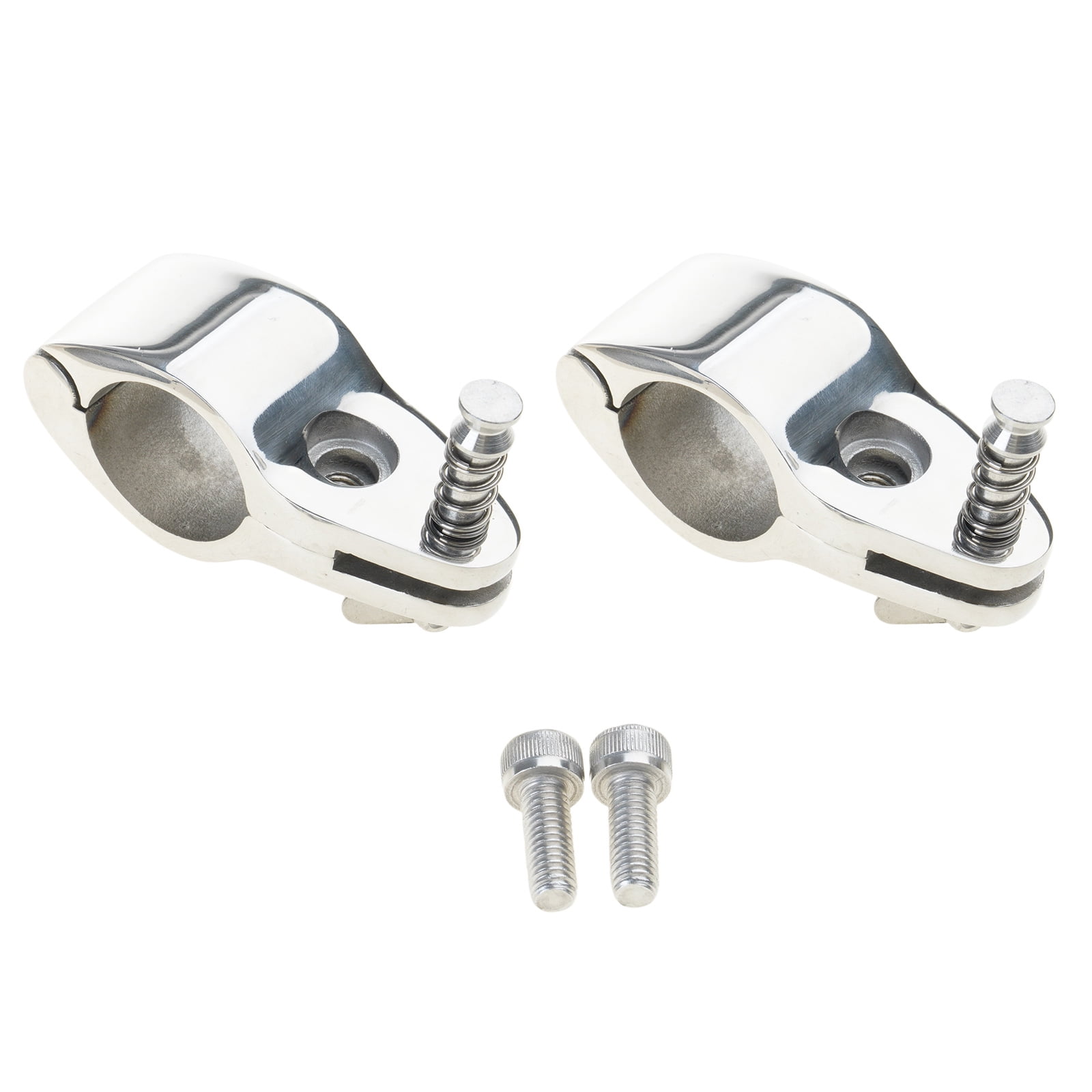 BIBABLYKE Pack of 2 Quick Release Boat Bimini Top Tube Clamps 316 ...