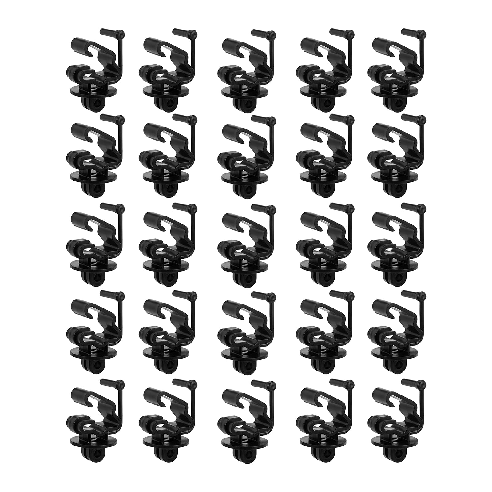 BIBABLYKE Pack of 25 Sturdy Plastic T Post Insulators for Electric ...