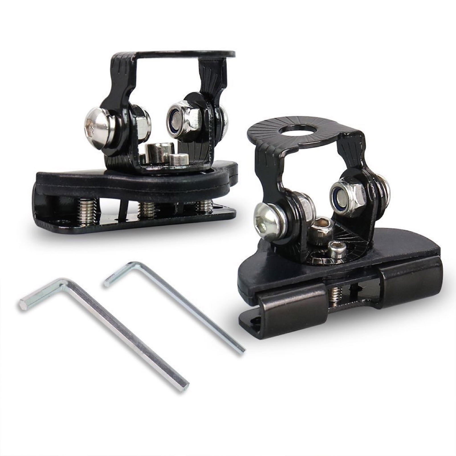 BIBABLYKE Pair Of Car Hood Light Mounting Brackets Adjustable 360 ...