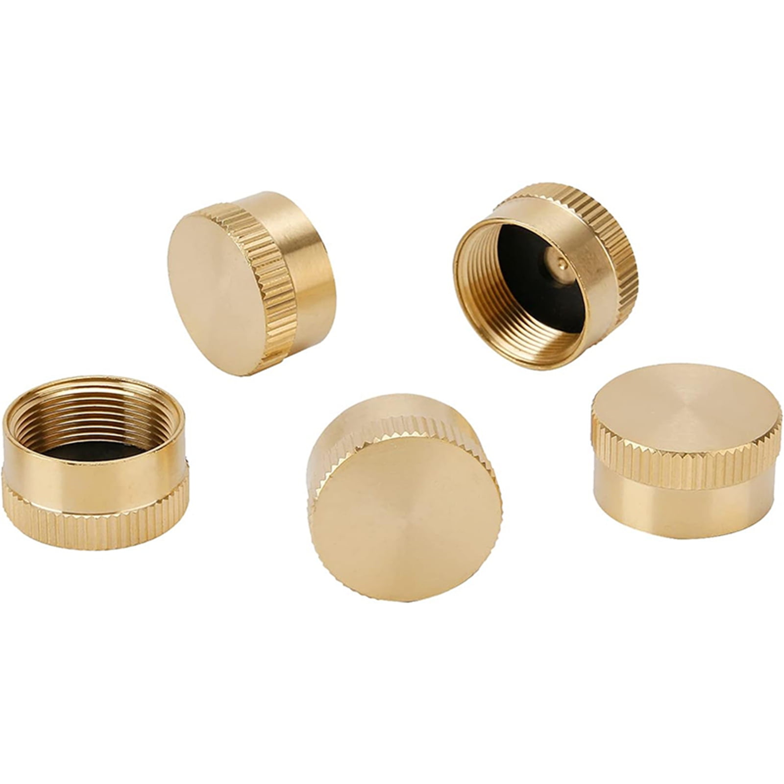 BIBABLYKE Portable Brass Propane Canister Cover Propane Tank Caps ...