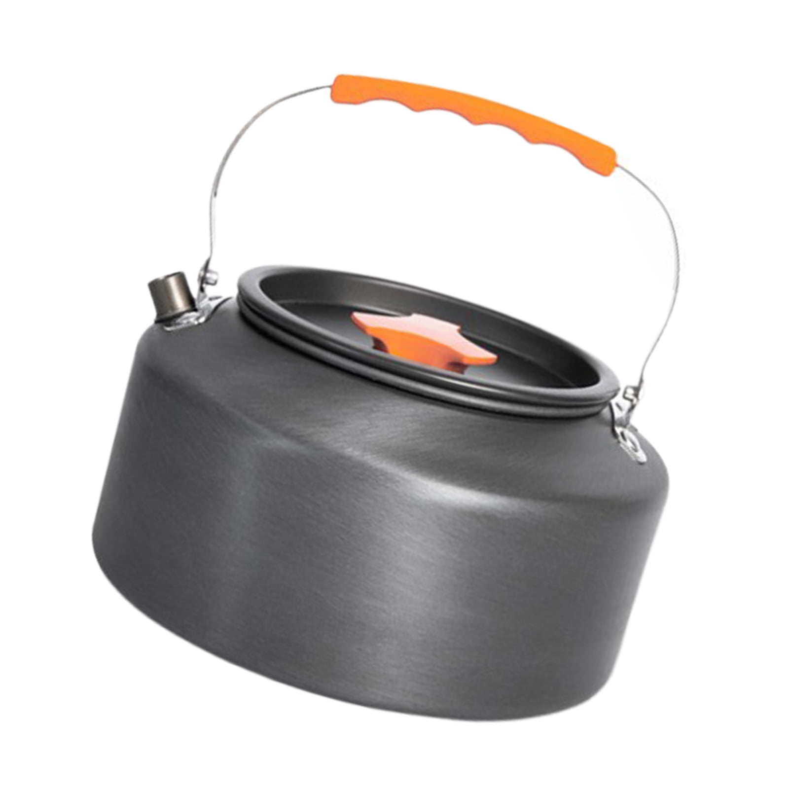 BIBABLYKE Portable Teapot Aluminum Camp Teas Coffee Pots Outdoor Hiking ...