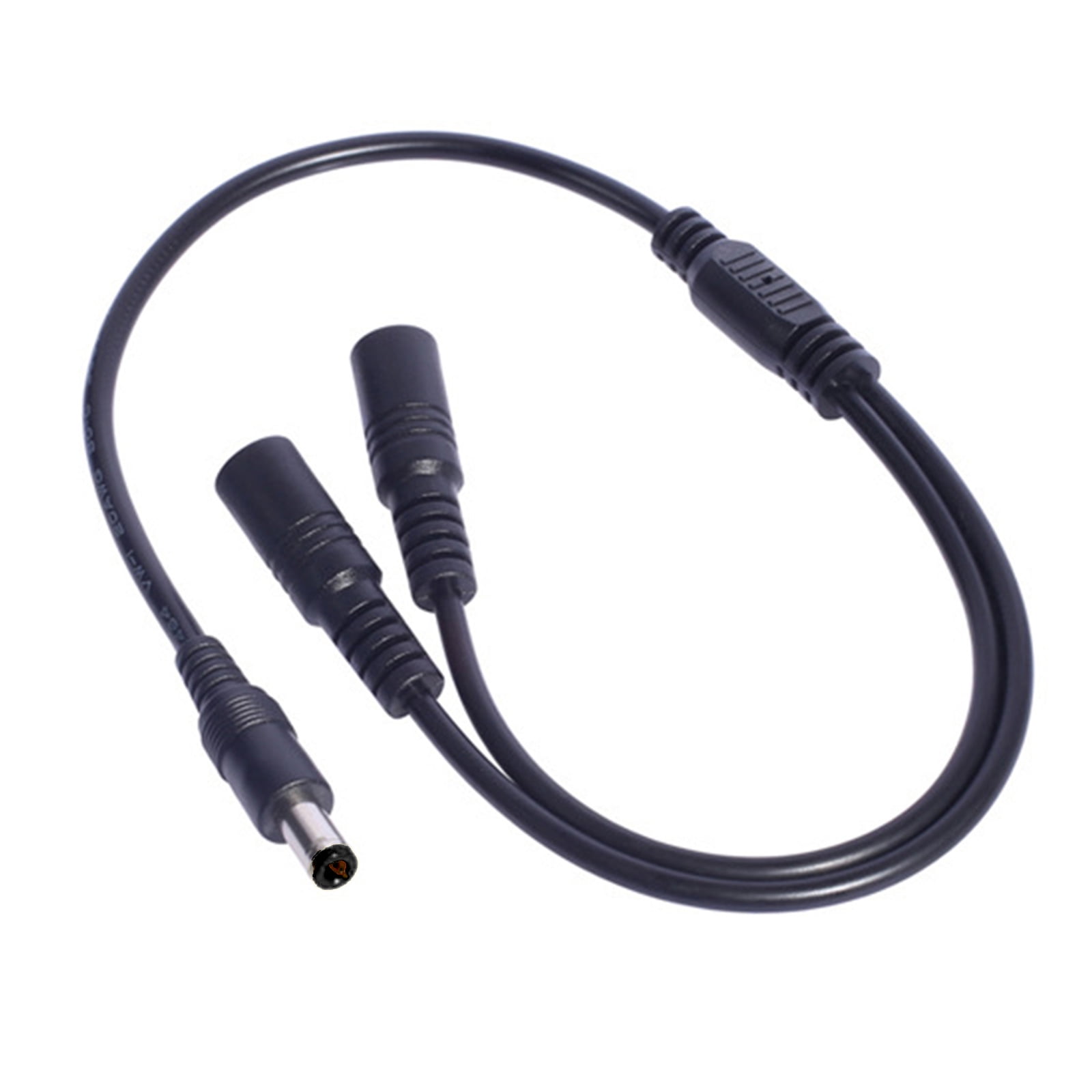 BIBABLYKE Power Splitter Cable 5.5x2.1mm 1 to 2 Way Y Adapter for LED ...