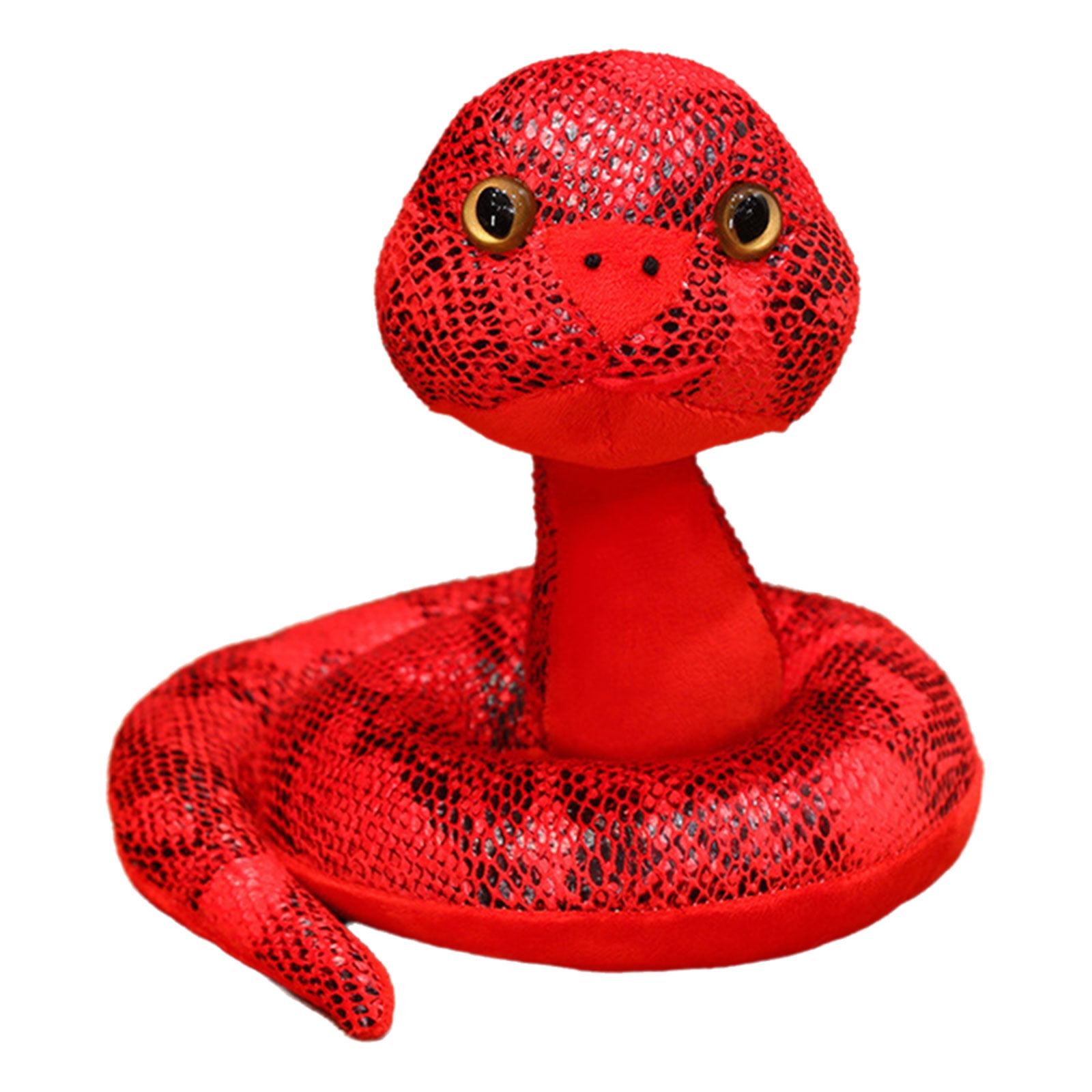 BIBABLYKE Realistic Sturdy PP Cotton Snake Toy Lifelikes Soft Stuffed ...